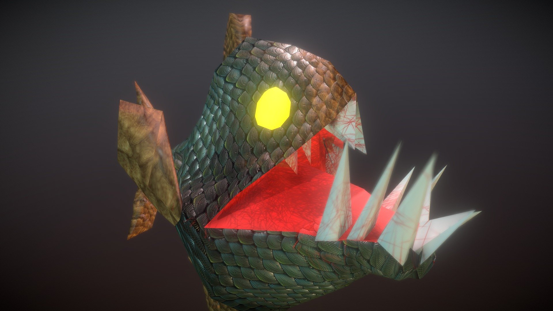 Piranha - 3D model by lsalcedo [ce1a099] - Sketchfab