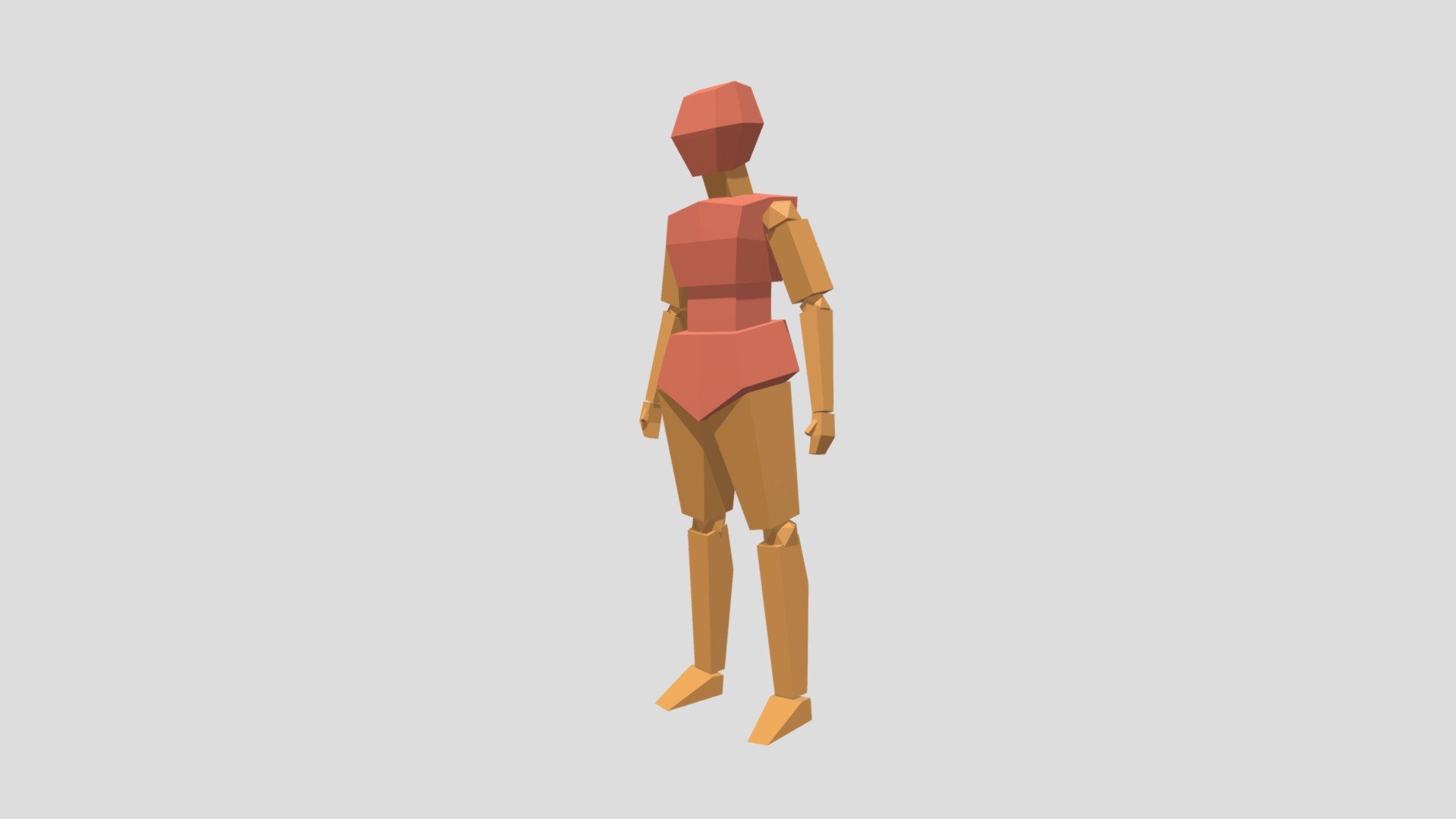 Low-Poly JumpMan - 3D model by JeffZhang [ce1b0ed] - Sketchfab