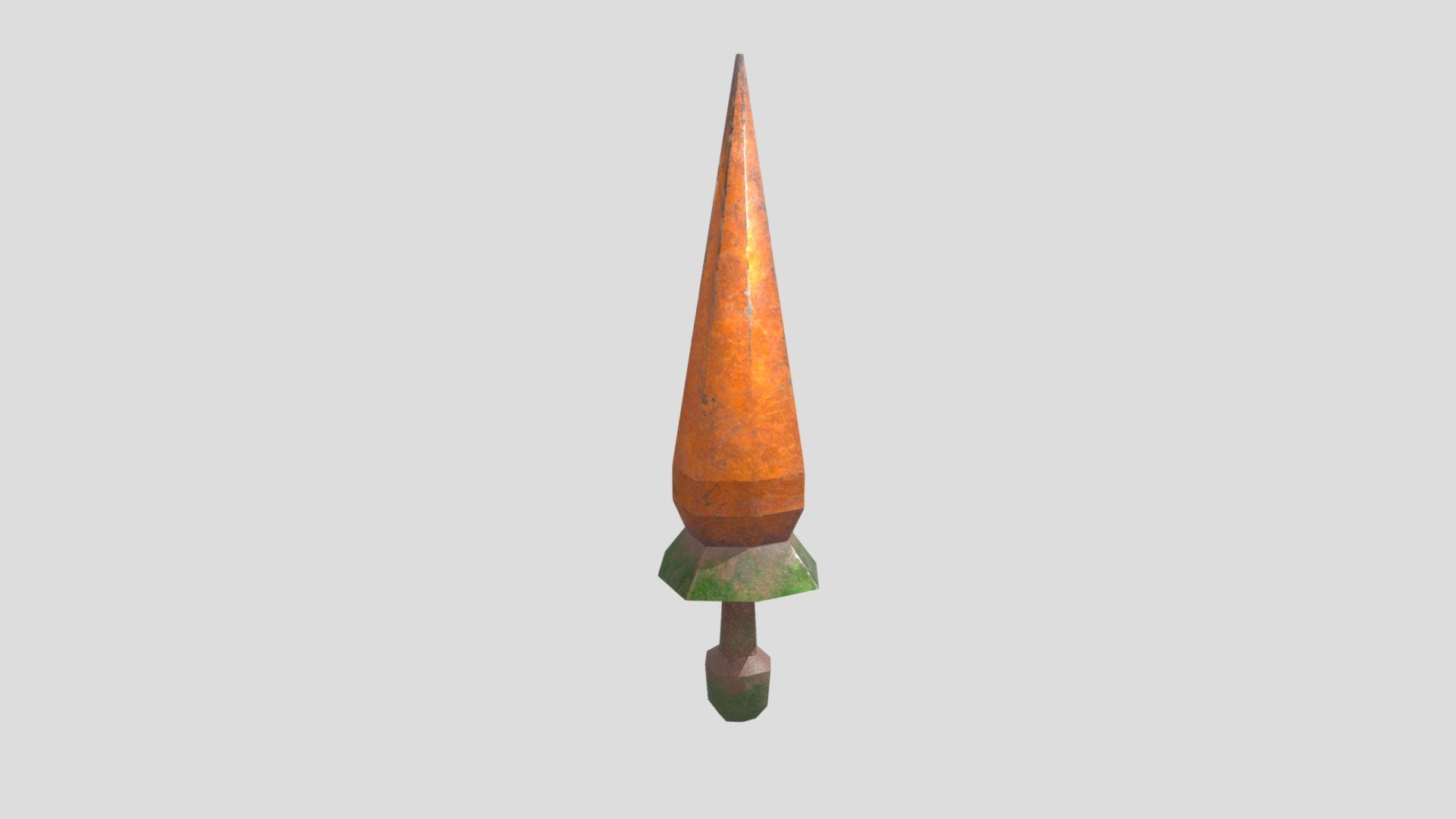 Low poly carrot sword - 3D model by roronoazorolinux [ce1bf76] - Sketchfab