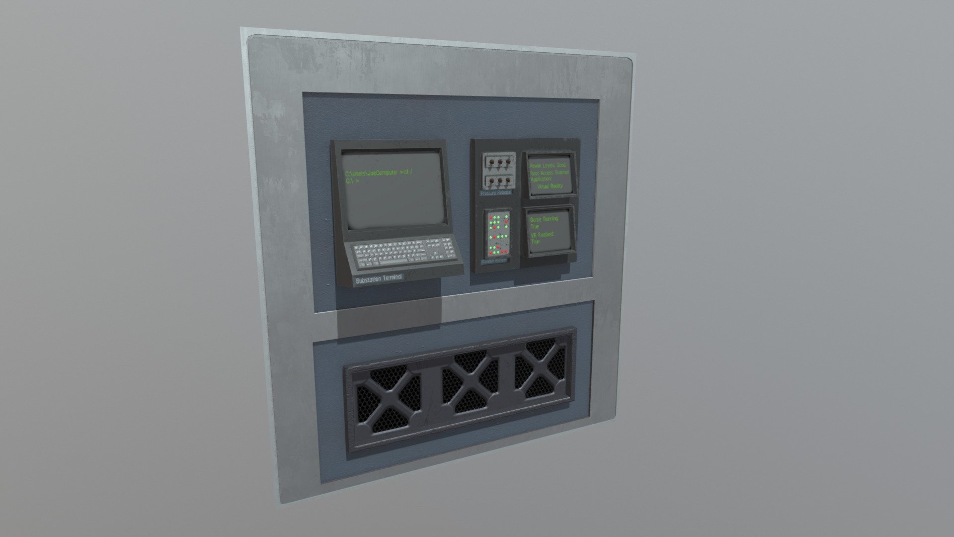 Mars Hub - Wall 1 - 3D model by filmedinsource [ce1c04a] - Sketchfab
