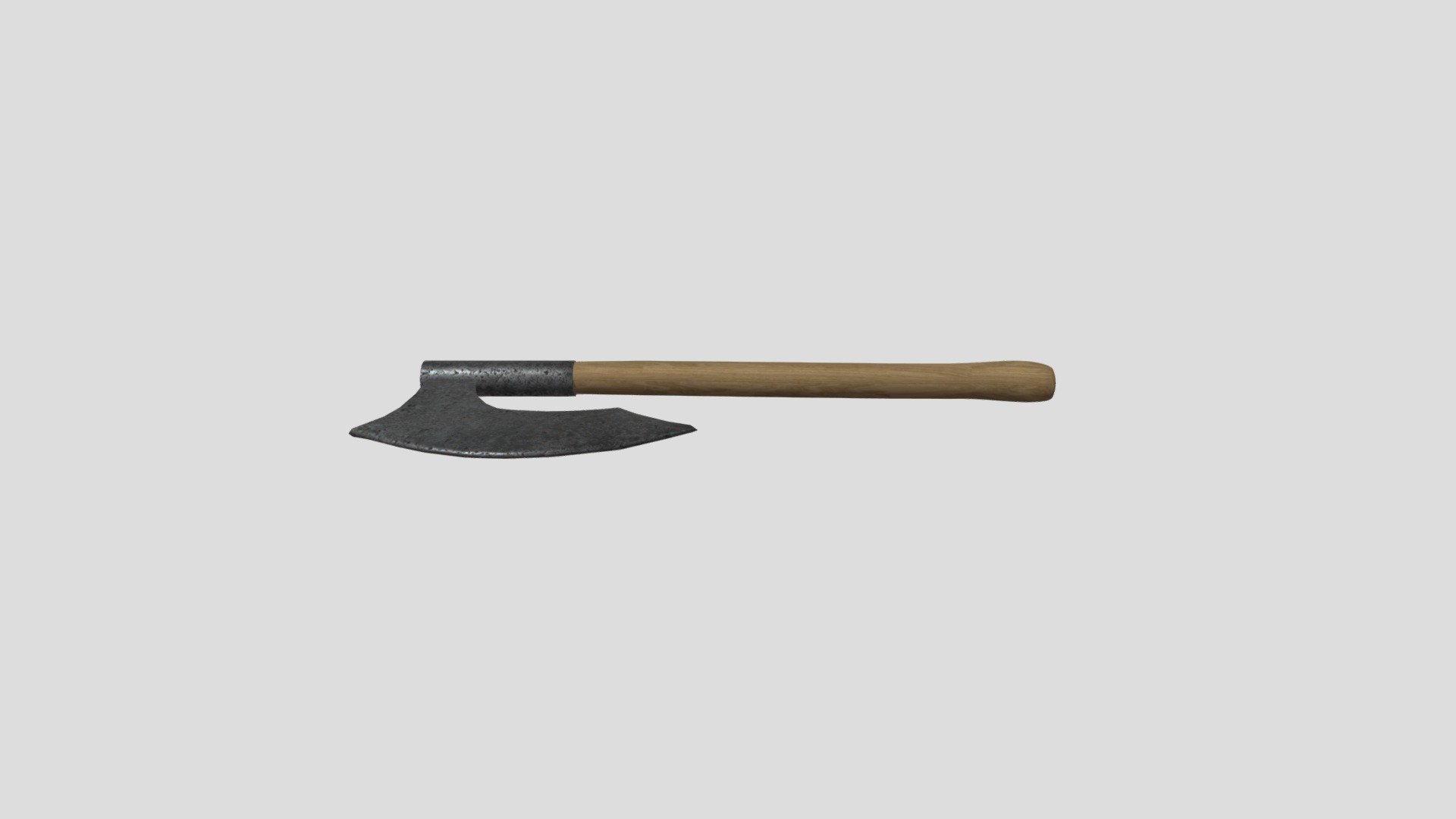 Iron axe - 3D model by SPietras [ce1da2d] - Sketchfab