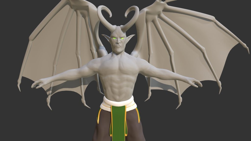 Illidan WIP - 3D model by Enkel [ce1f263] - Sketchfab