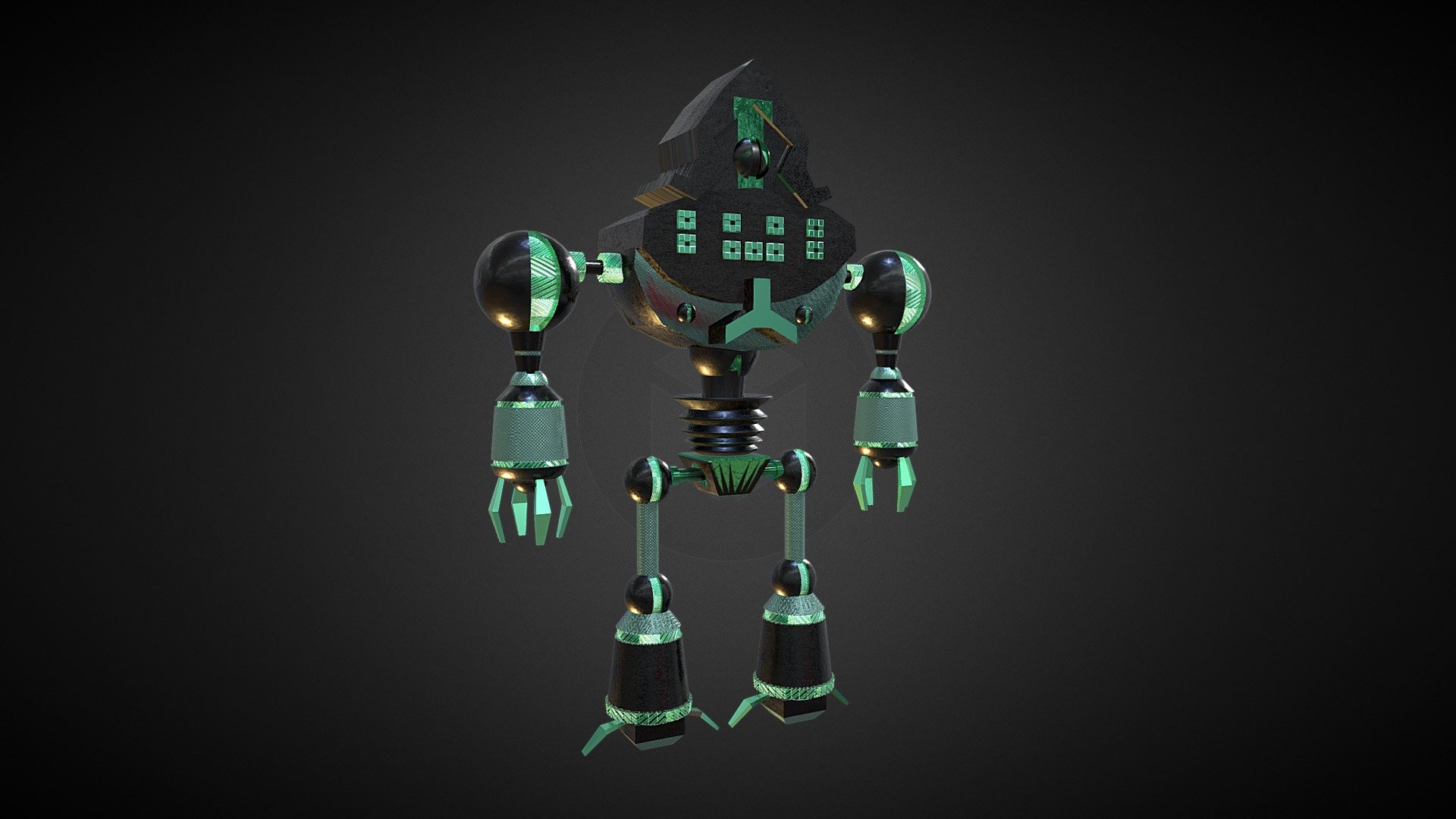Robot - Download Free 3D model by zaidi40621 (@xaidi40621) [ce20275 ...