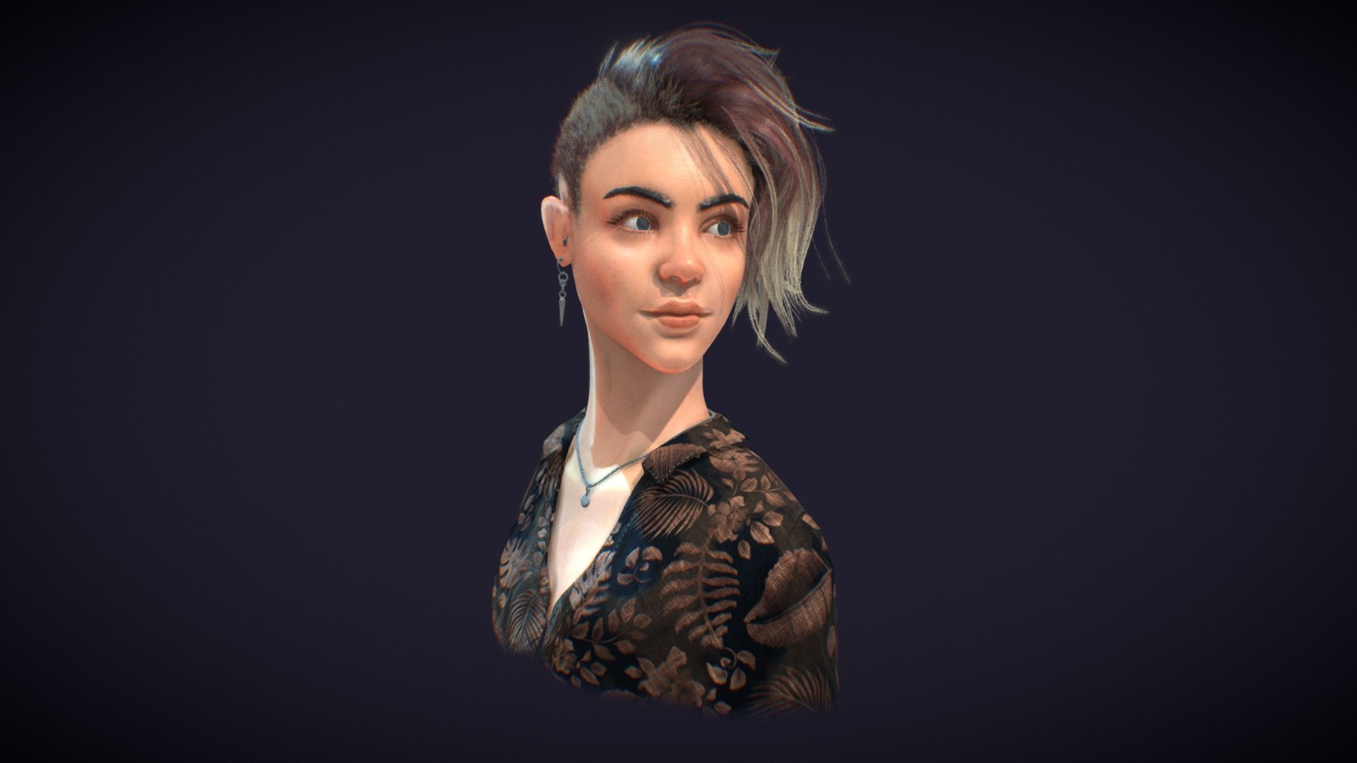 Female head study - 3D model by ernanlfdc [ce21857] - Sketchfab
