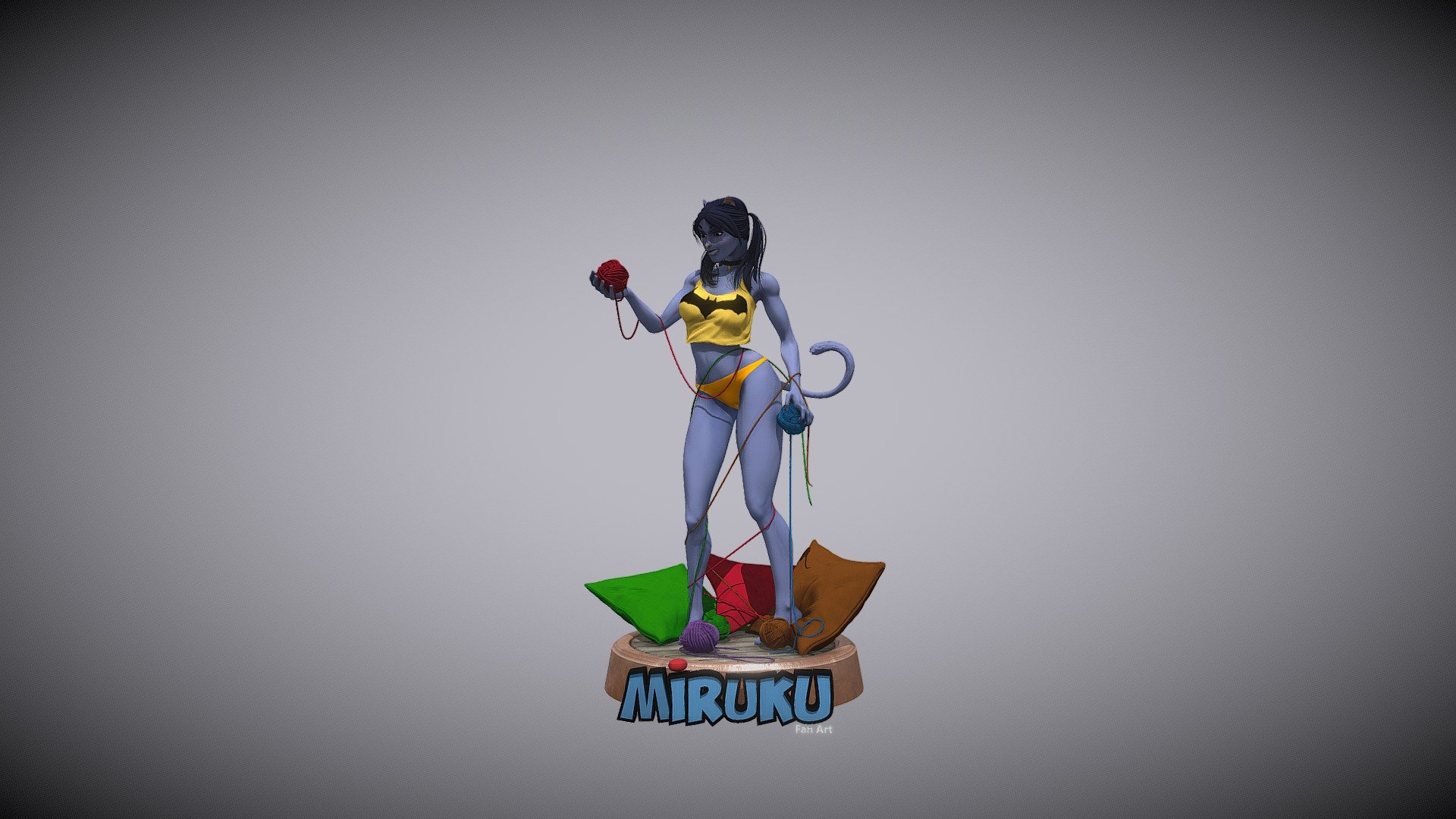 Miruku Fan Art - 3D model by InoX [ce23056] - Sketchfab
