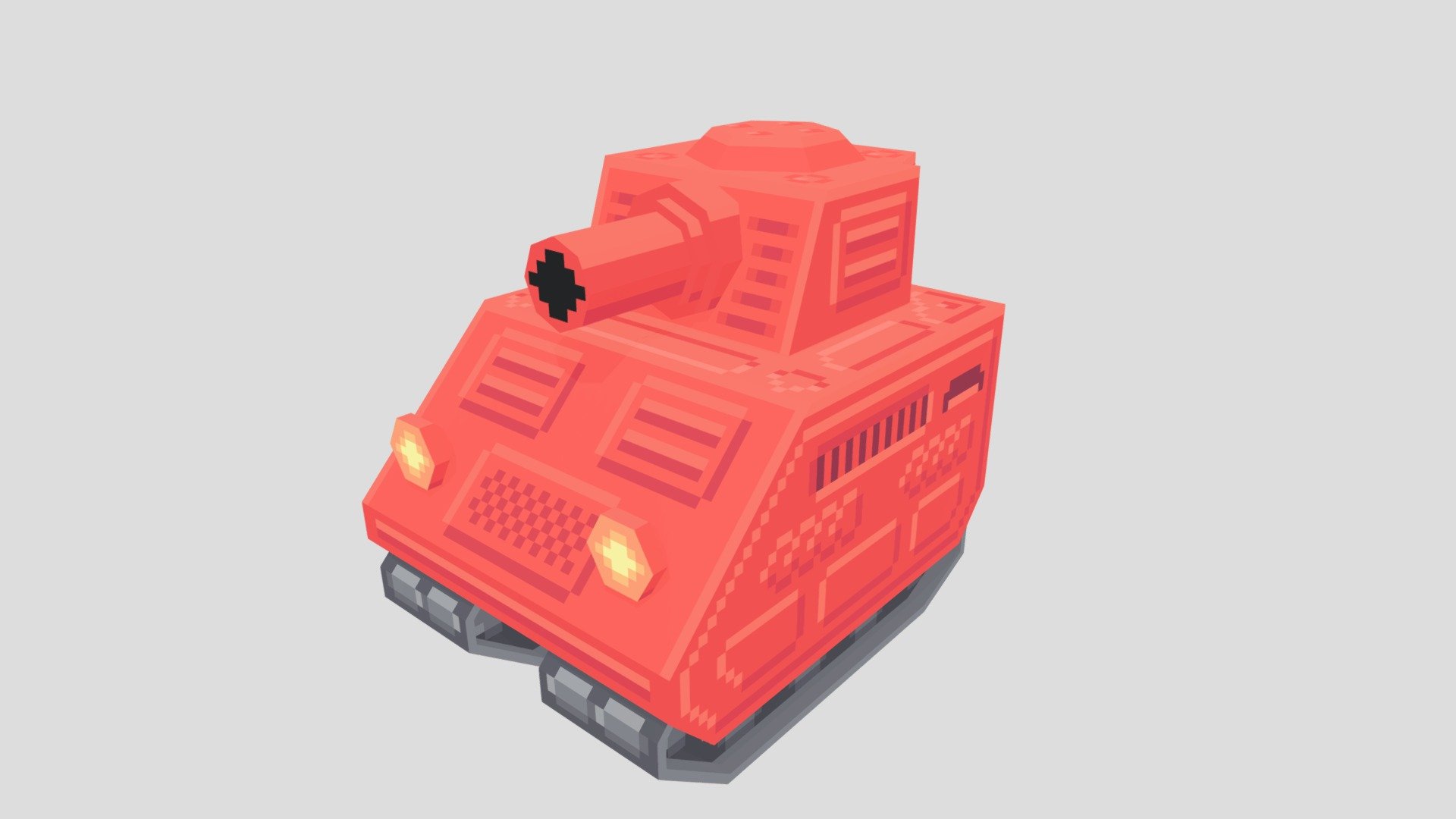 Low poly tank - 3D model by macka1080 [ce23126] - Sketchfab