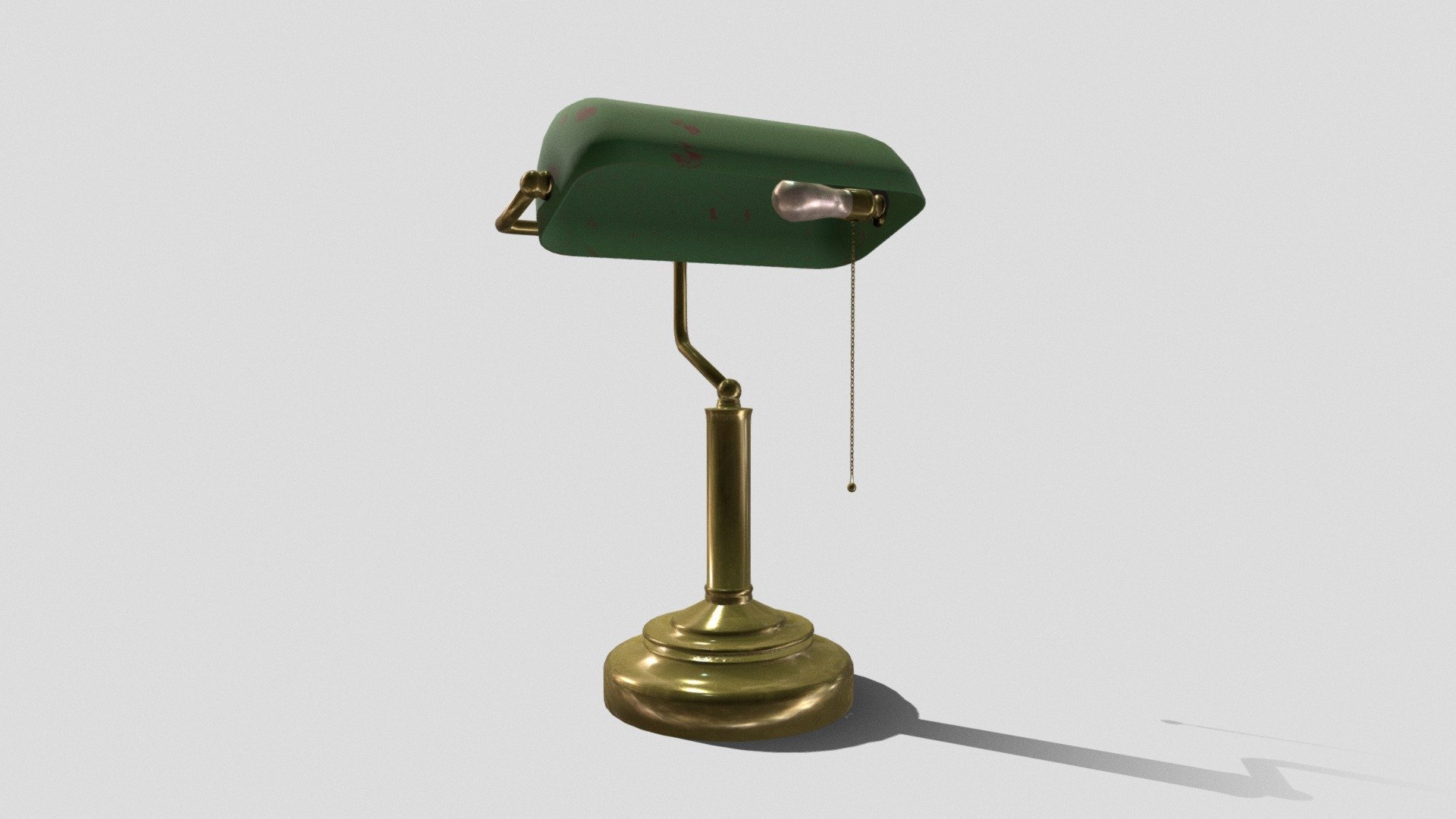 Bankers_Lamp_Final - 3D model by CallMeLazyBear [ce2339c] - Sketchfab