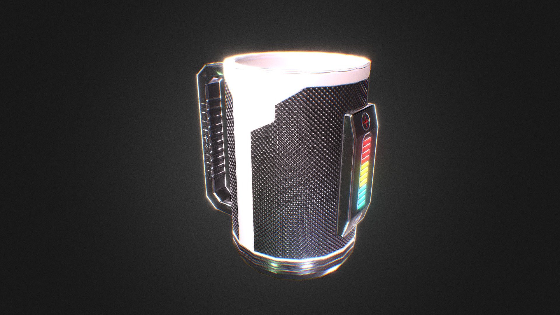 Sci-Fi Temperature Adjustable Cup - Download Free 3D model by Snooze ...