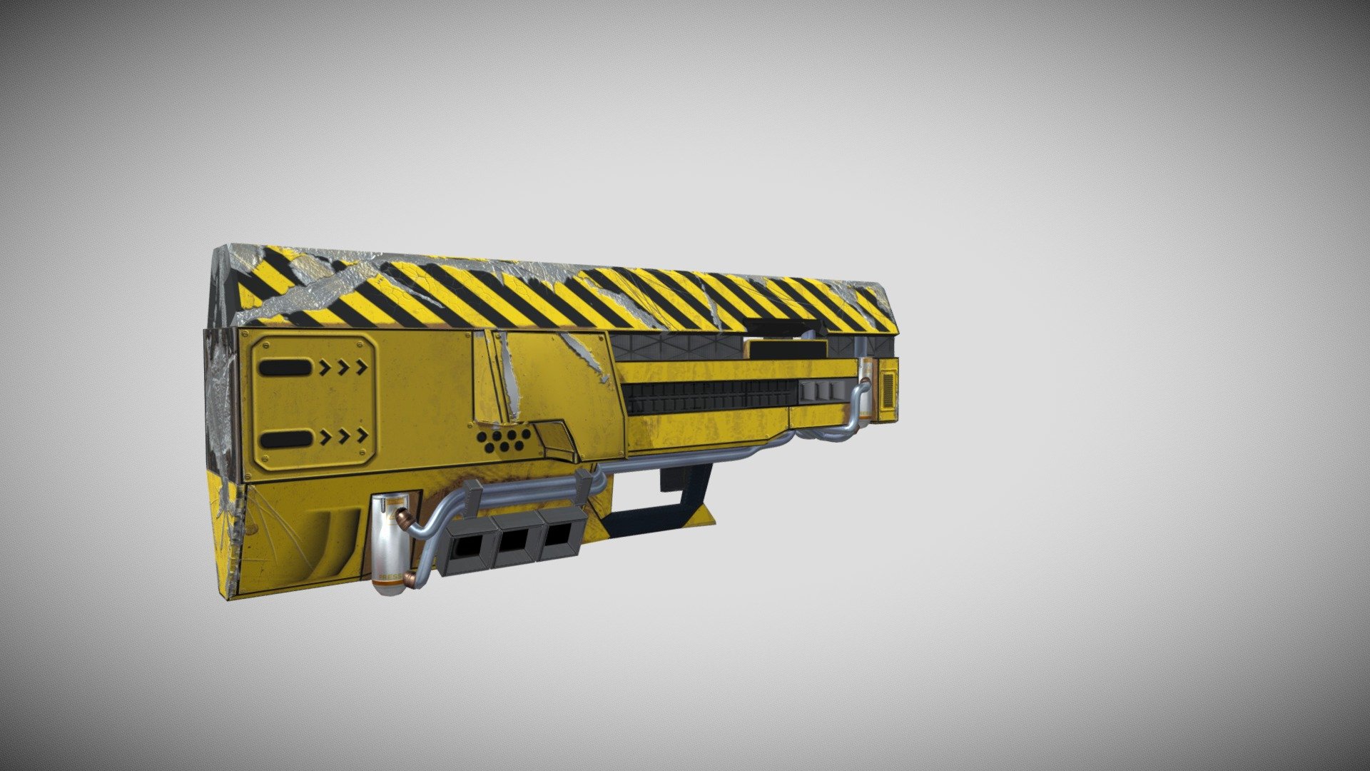 HammerCannon - 3D model by Juzva [ce2413a] - Sketchfab