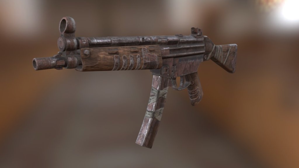 Salvaged Mp5 - 3D model by Brajkula (@brajkovic.94) [ce25515] - Sketchfab