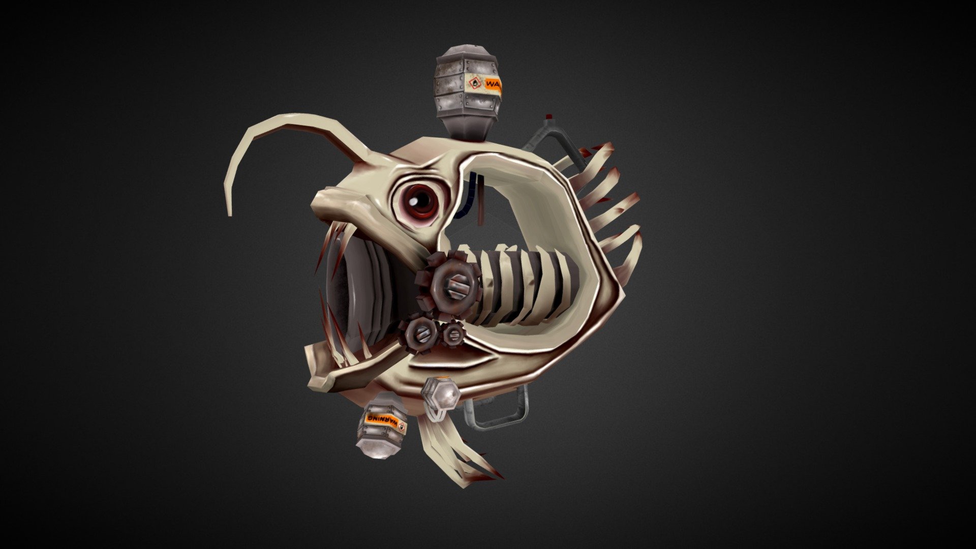 Stylized Undead Flamethrower - 3D model by Céline Lauwaert ...