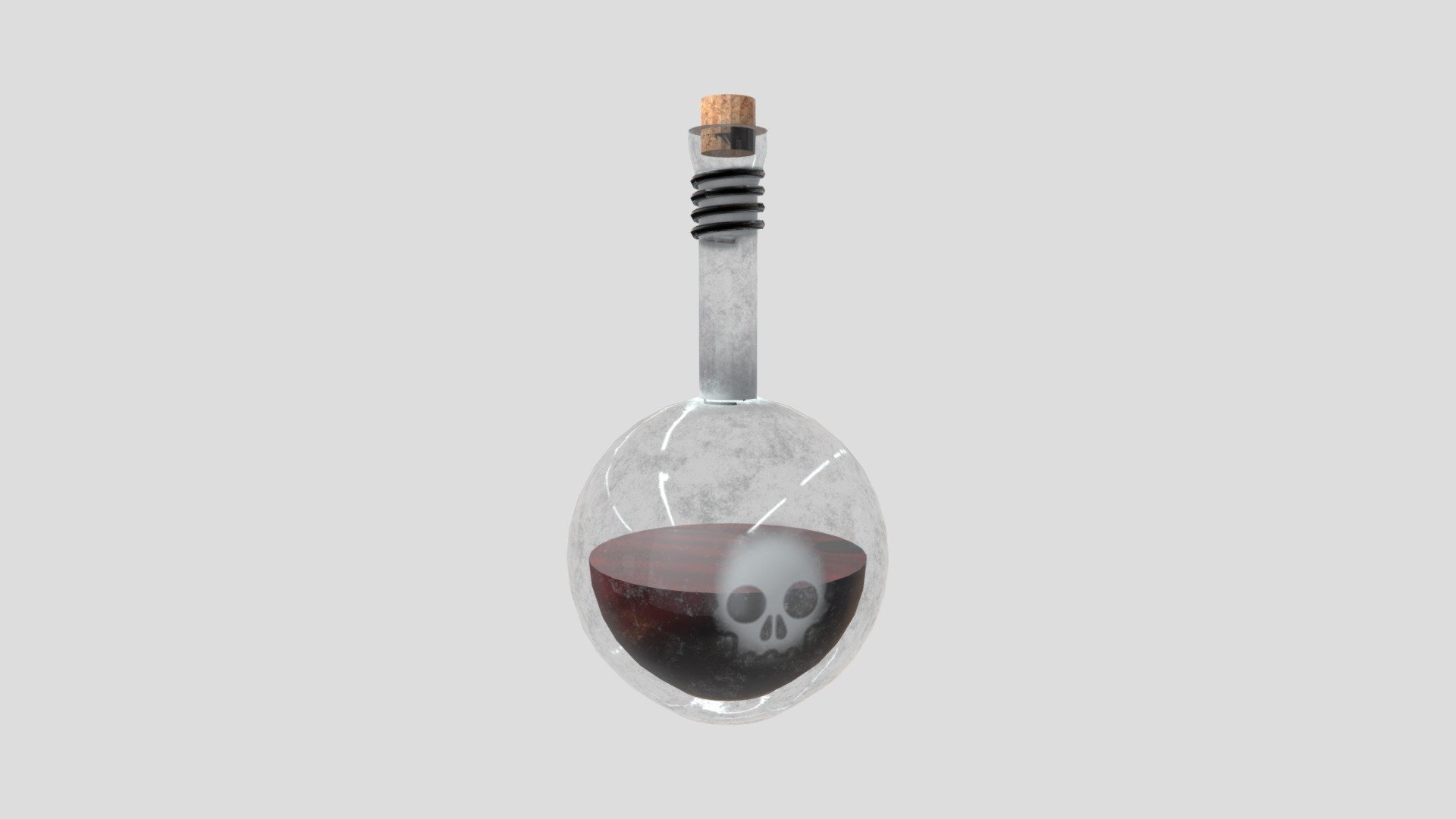 Bottle of Poison - 3D model by miguel_guasch [ce2a194] - Sketchfab