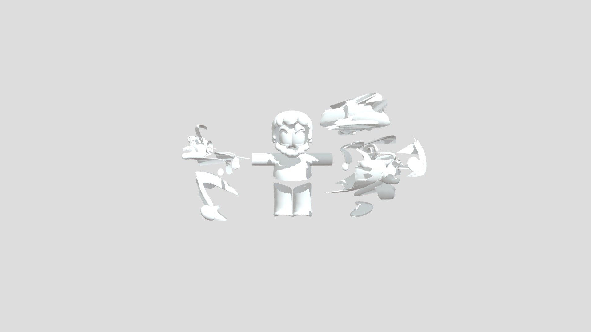 cursed mario - Download Free 3D model by sonicsansic911108 [ce2aa07 ...
