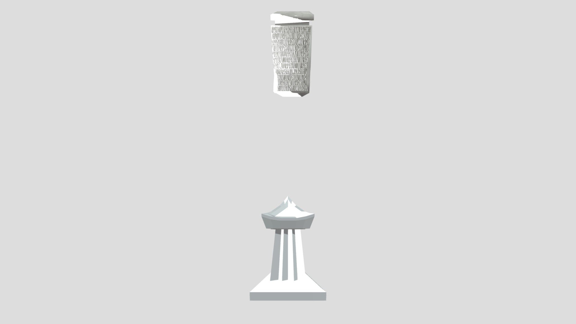 Fantasy floating ruin pillar base - 3D model by SharKit [ce2b319 ...