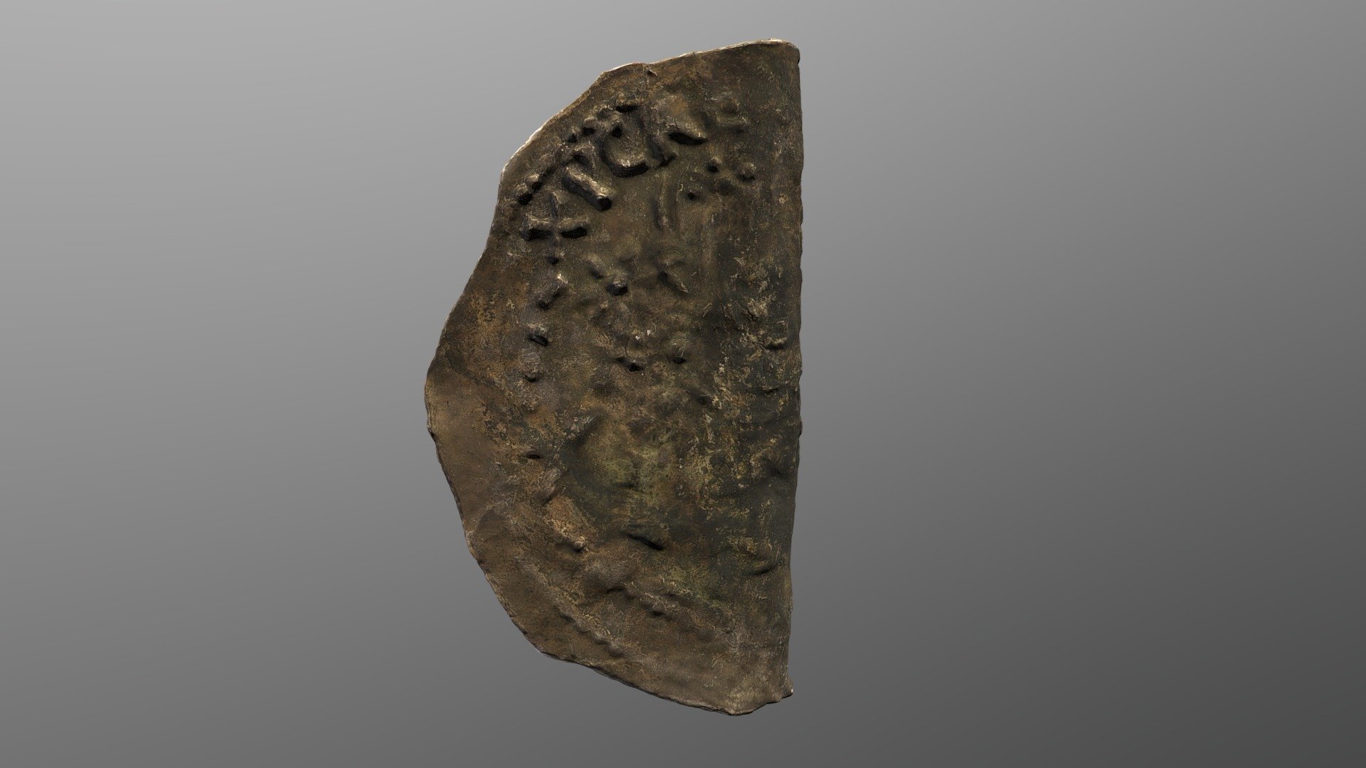 Liestal, Denar 3 (bewusst gefaltet) - 3D model by Archäologie Baselland ...