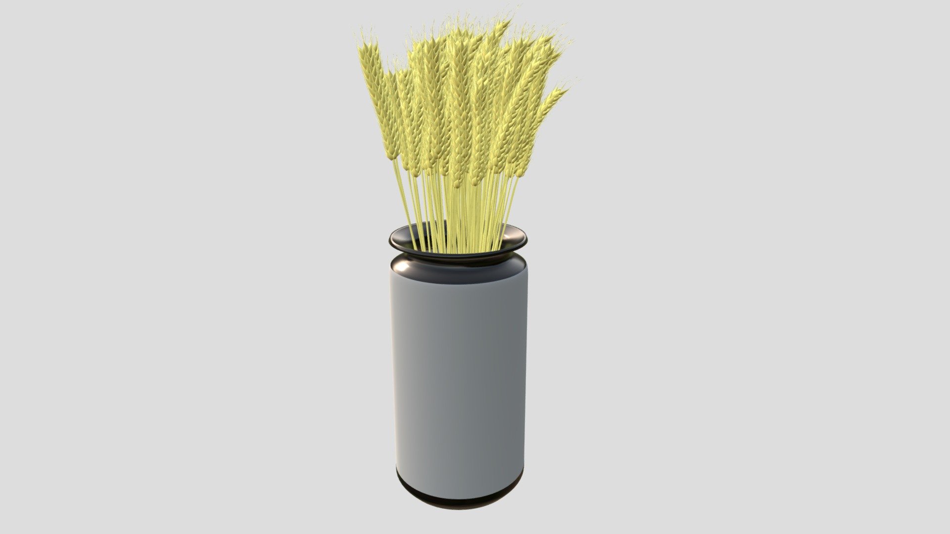 Golden Wheat in Vase - Buy Royalty Free 3D model by r3dgraphics ...