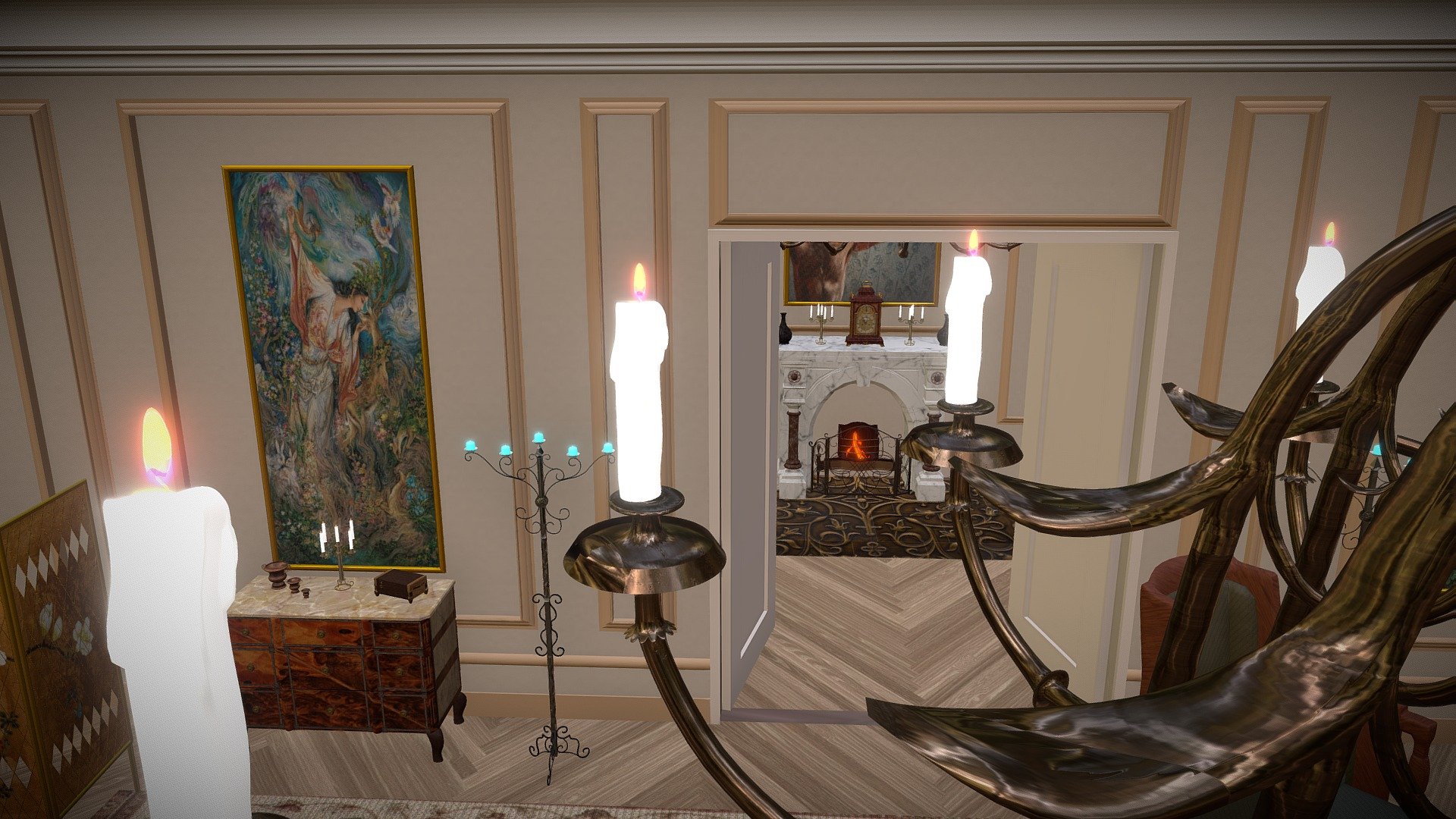 Victorian Room - 3D model by Hadi Jafarizadeh (@h.jafarizadeh07 ...