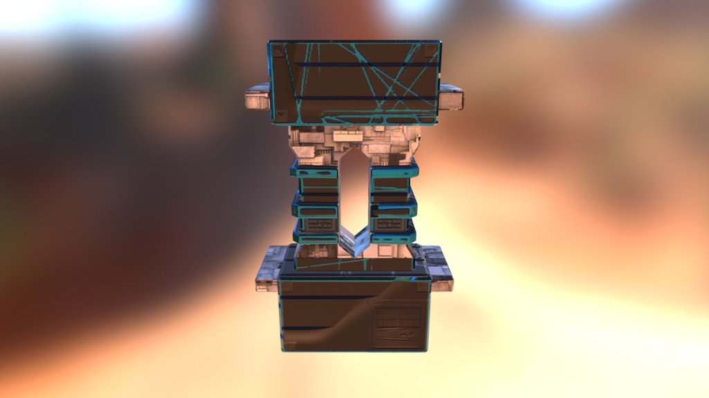 Super computer core - 3D model by aporr [ce30ad9] - Sketchfab
