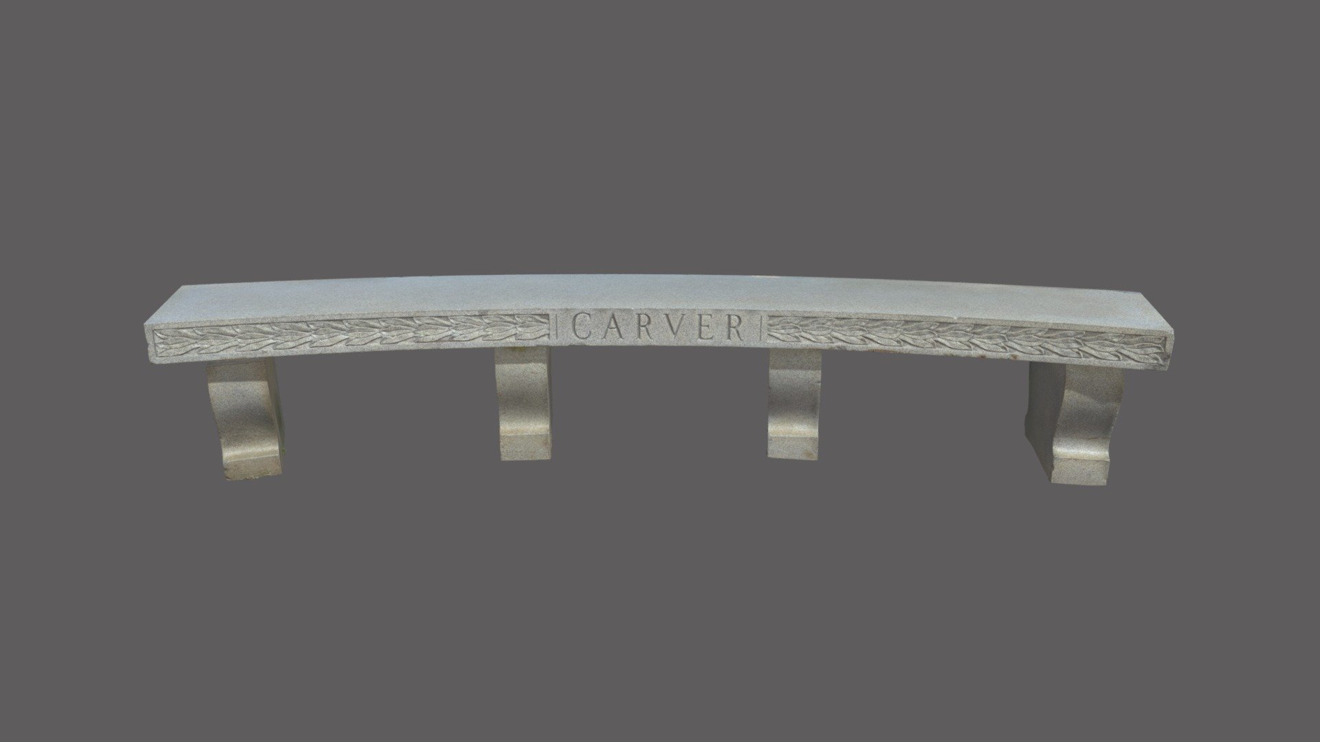 George Washington Carver Memorial Bench - Download Free 3D model by ...