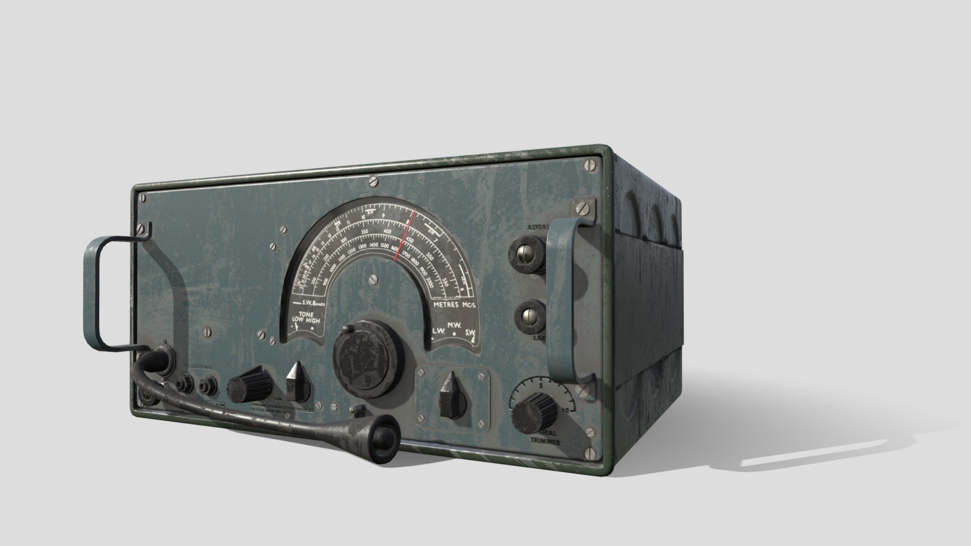 Radio Receiver - 3D model by STB-TC [ce31818] - Sketchfab