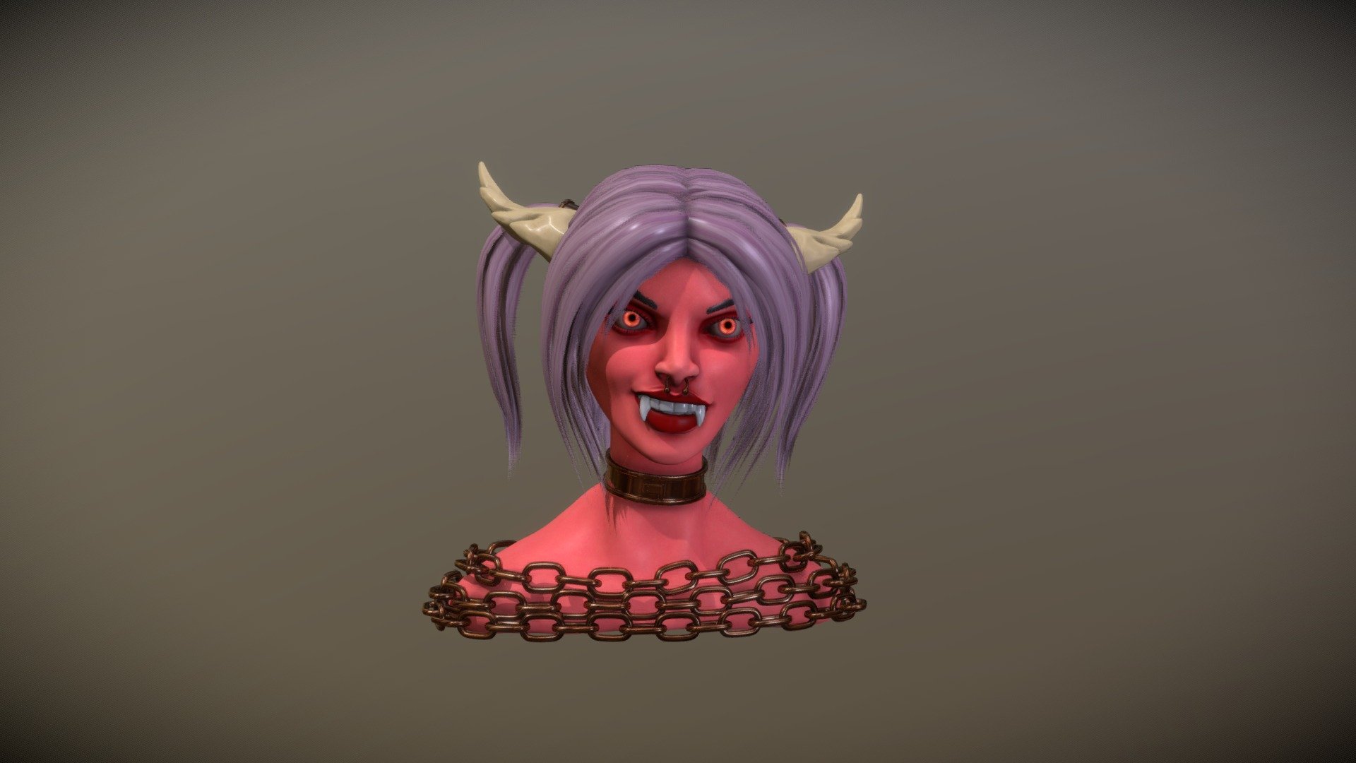 Demon Girl - Buy Royalty Free 3D model by captainapoc [ce31cf0 ...