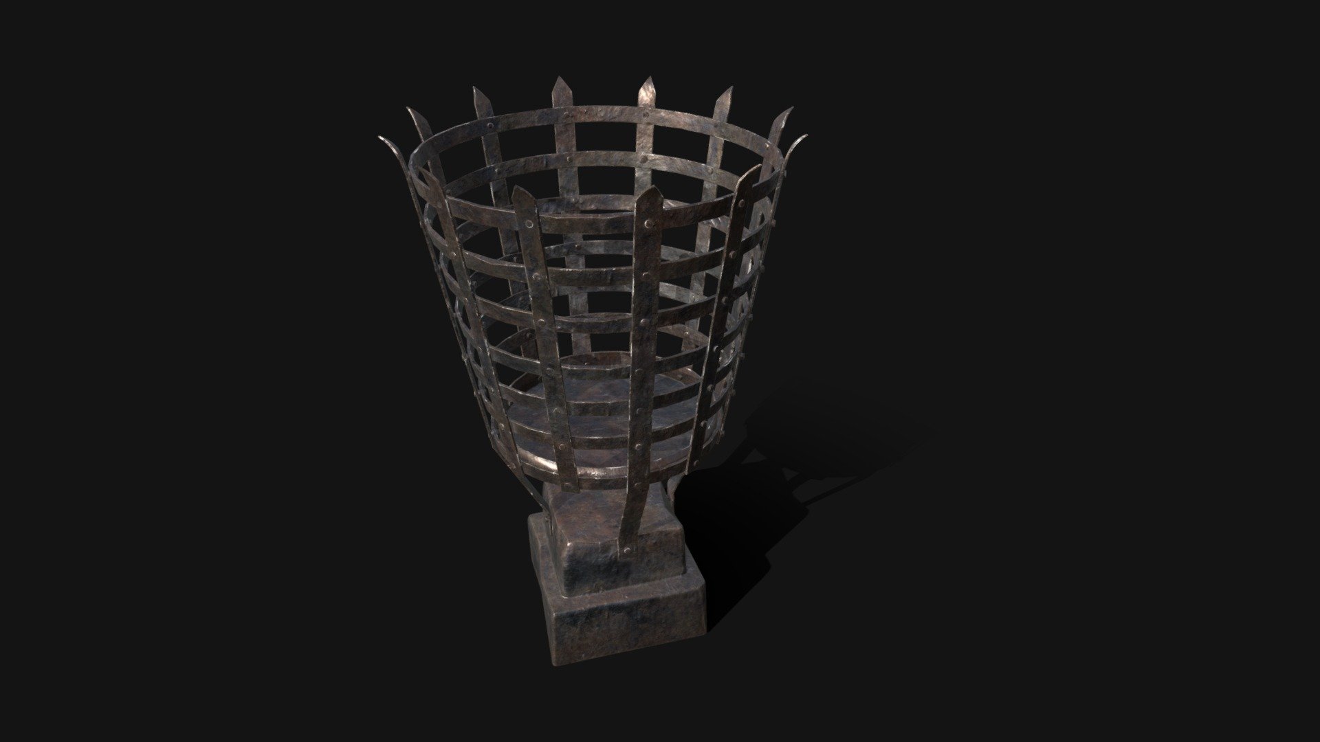 Dungeon Spiked Brazier - Buy Royalty Free 3D model by Clockwork ...