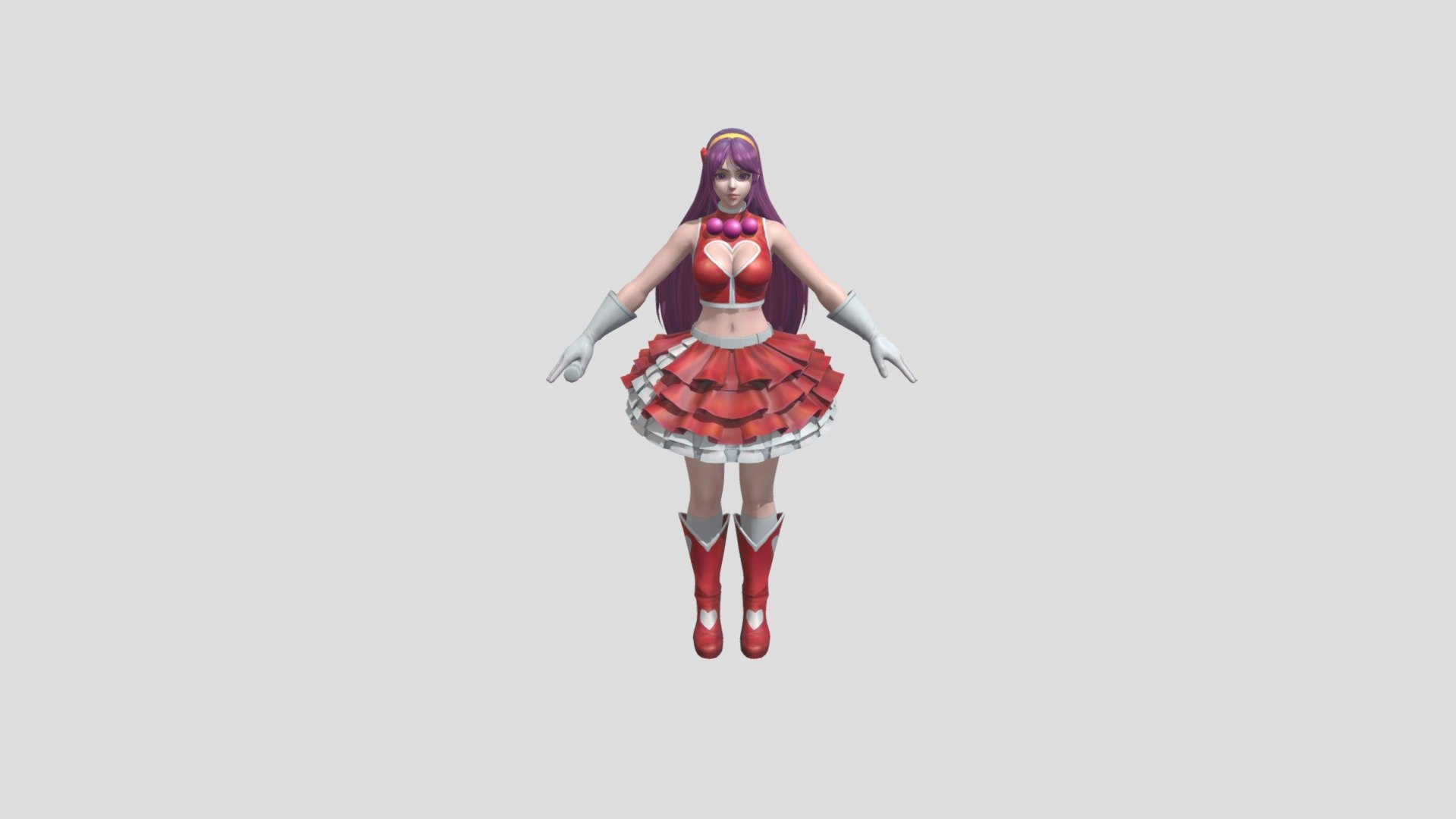 Athena 2003 - KOF All Stars - Download Free 3D model by Chechorams16 ...