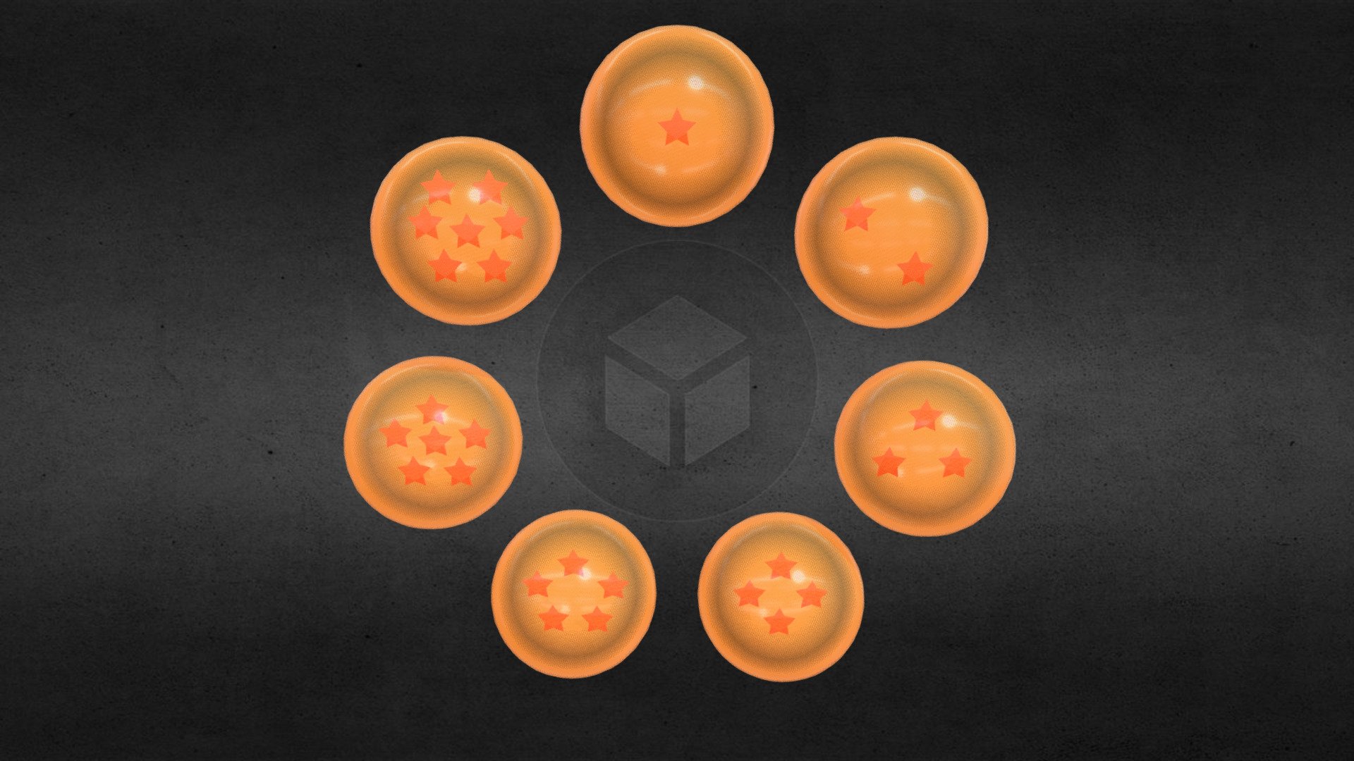 Dragon Balls Transparent - Download Free 3D model by Helyx Silveira ...
