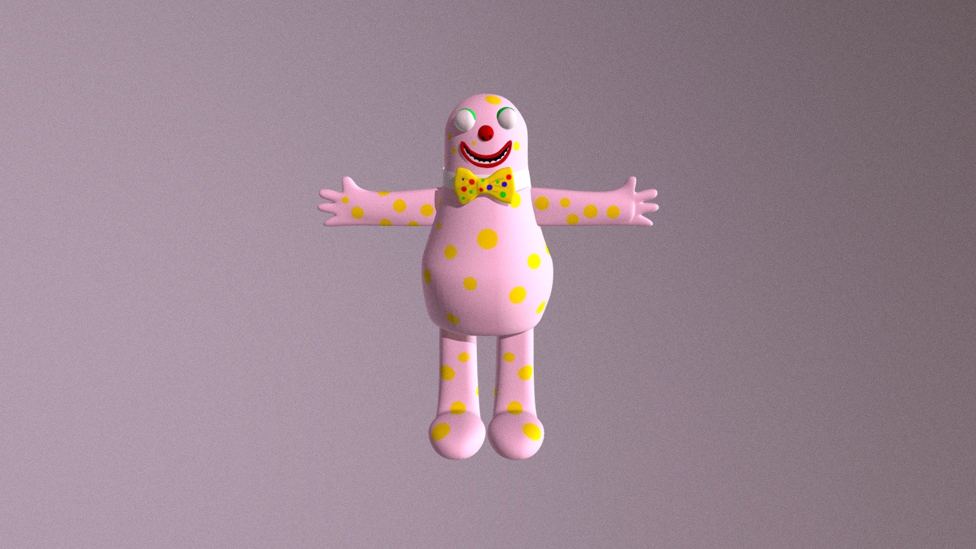 Mr Blobby 3D replica - Download Free 3D model by Punkinob (@Punkinob69 ...