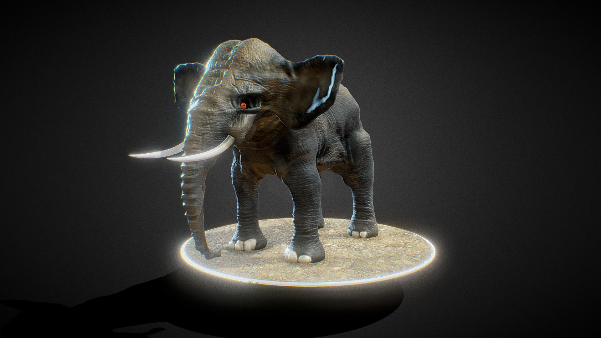An Elephant - Download Free 3D model by ASB_Art (@Aniket.Bharati.Art ...