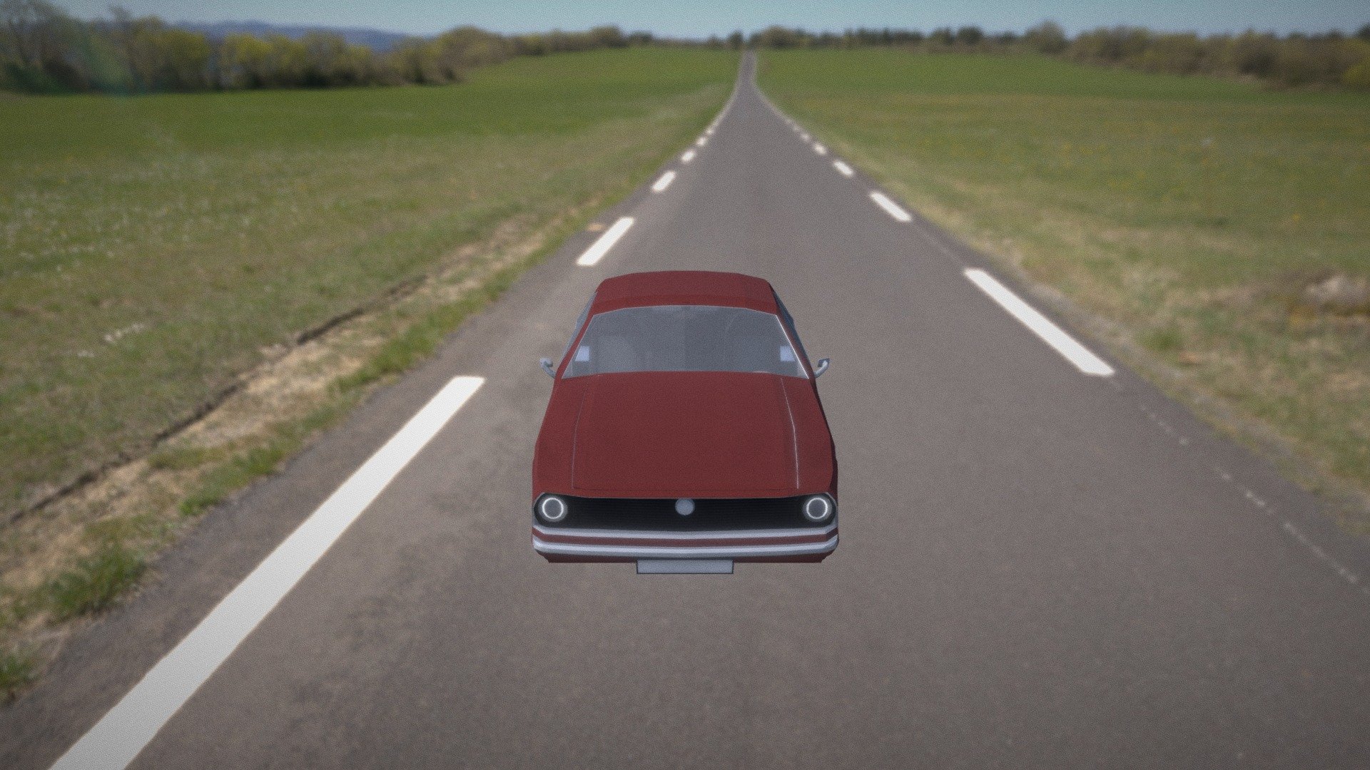 Low Poly Ford Mustang 1970 - Download Free 3D model by Koleszszafy ...