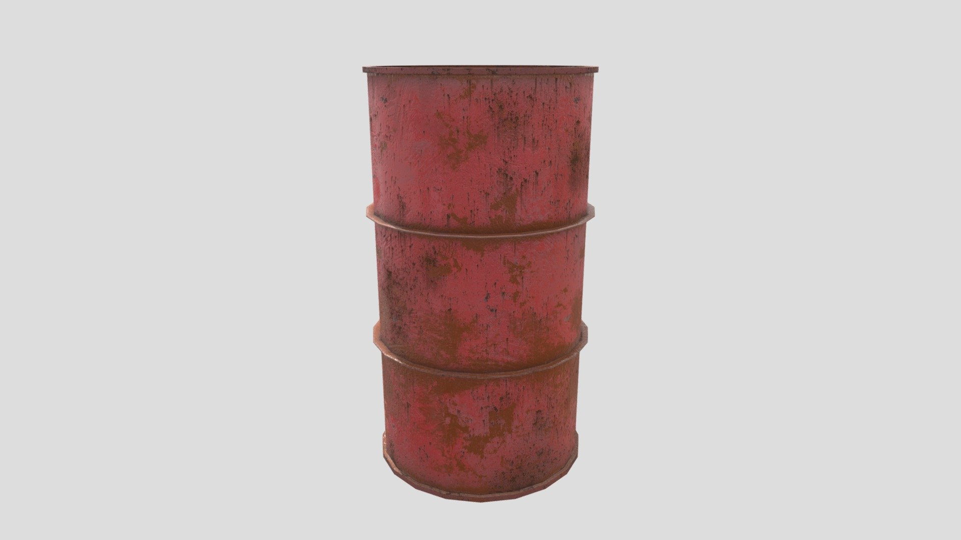 Red Barrel Asset - 3D model by tiffdaviesart [ce3d7d4] - Sketchfab