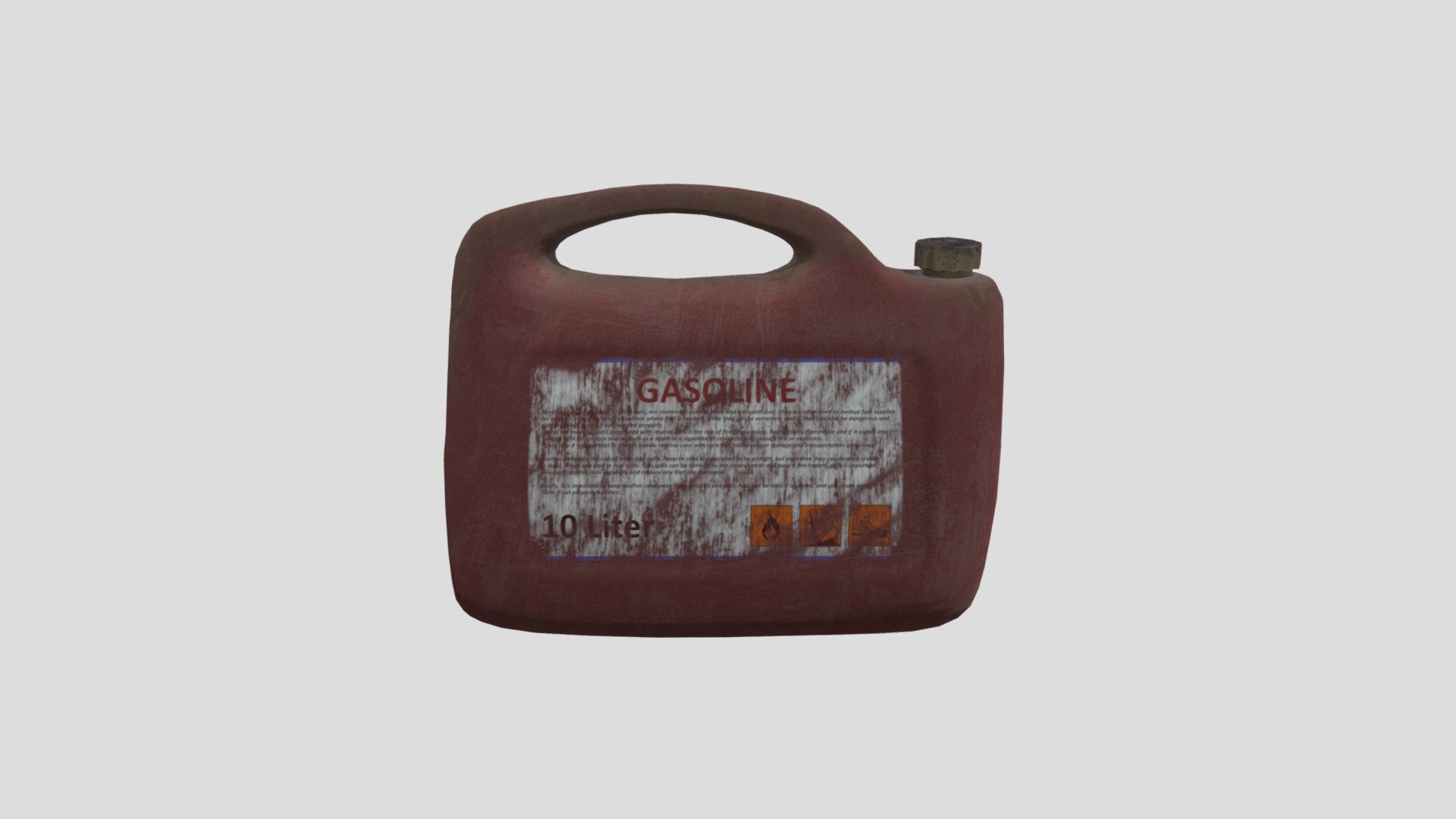 Gasoline Canister - 3D model by Mehmet Cam (@TaigaInteractive) [ce3d833 ...