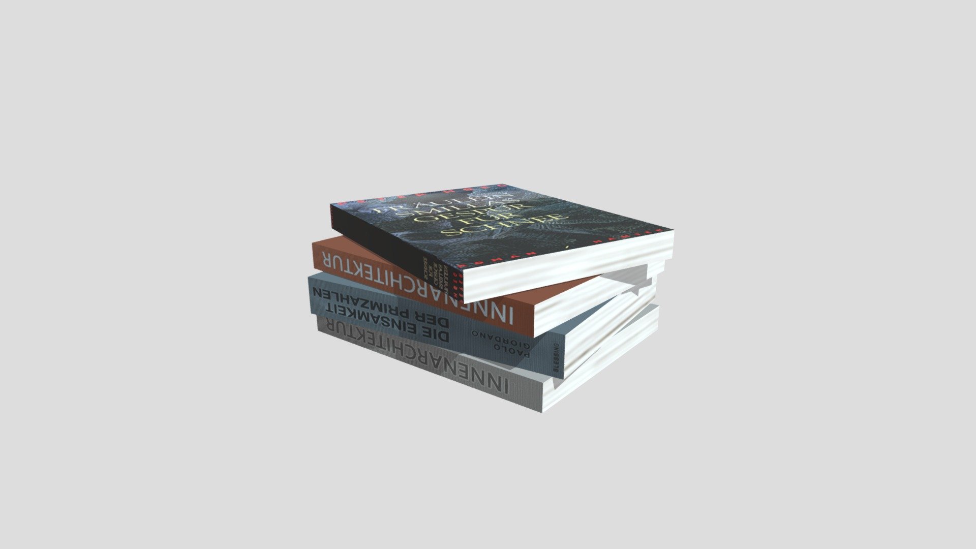 Books - Download Free 3D model by whewnewacc [ce3dabc] - Sketchfab