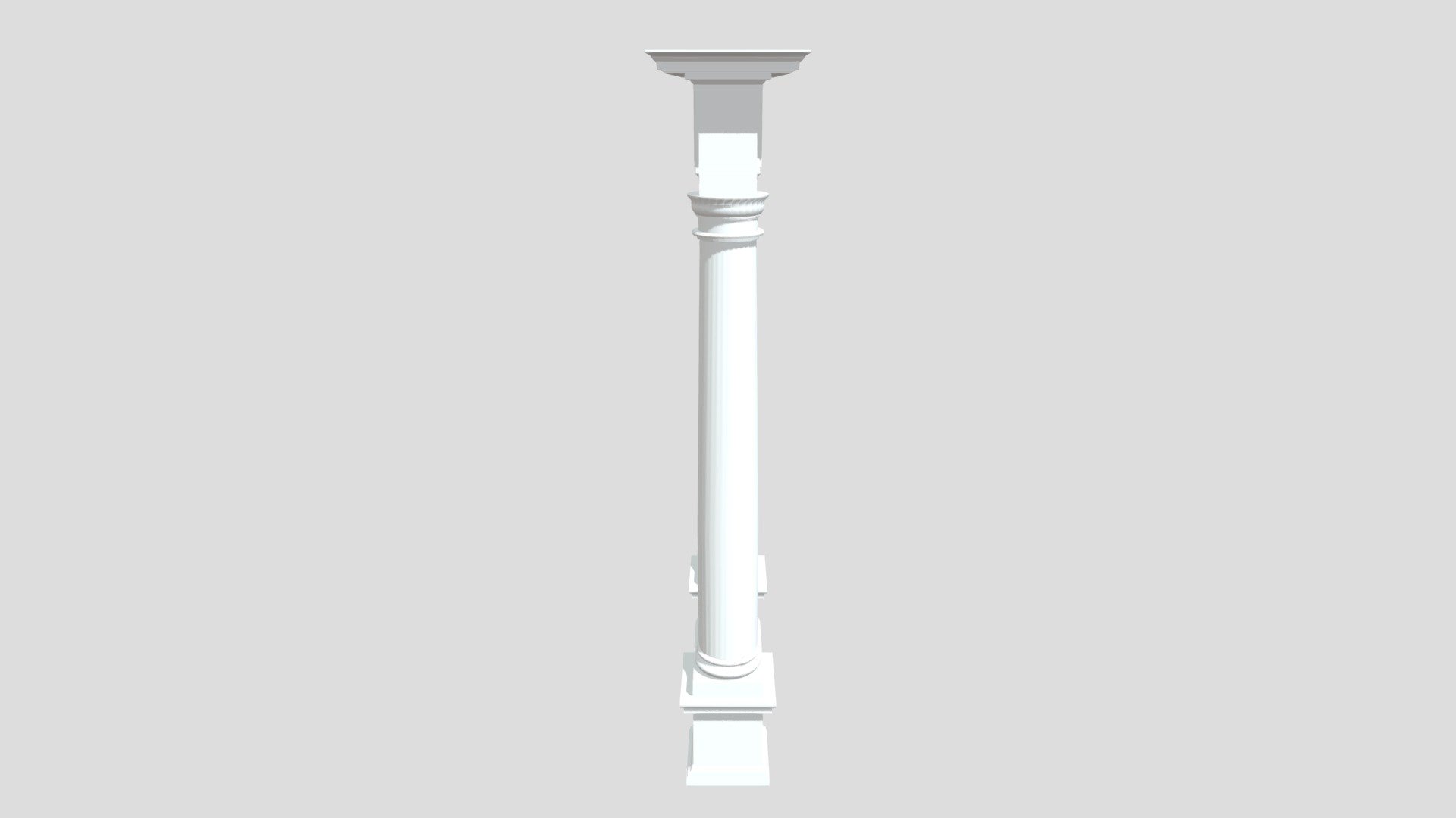 Simple Doric order - Download Free 3D model by KirSolo [ce3eb26 ...