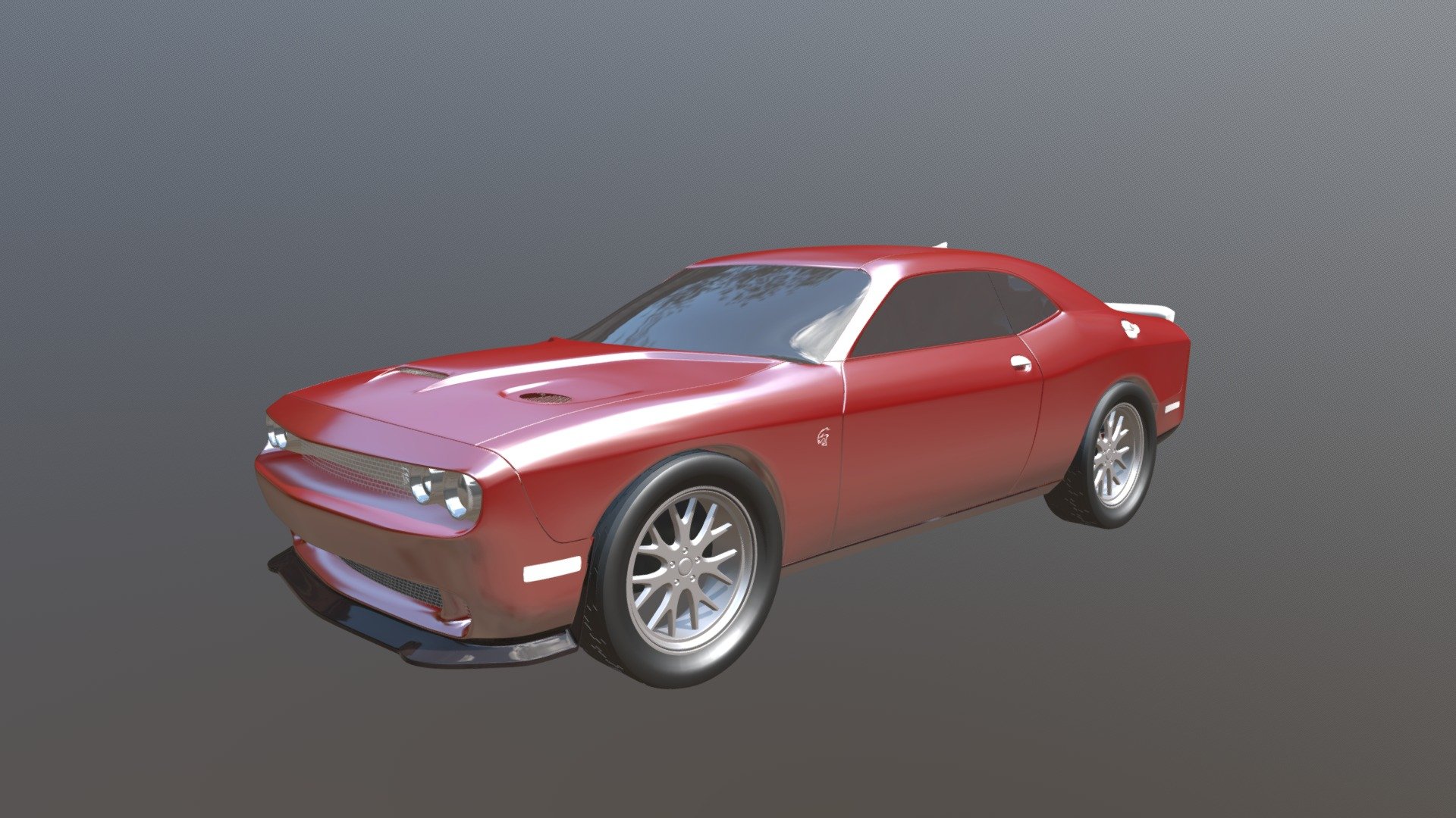 Dodge Challenger Practice - 3D model by swimgod [ce3f4dc] - Sketchfab