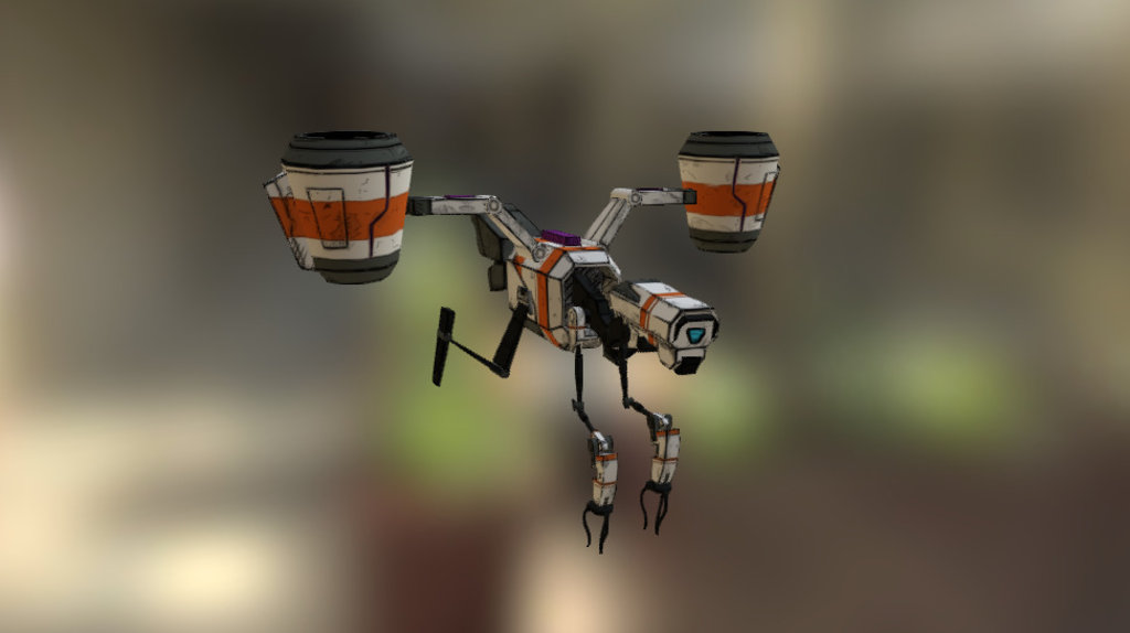 [Old Student Work] Drone - 3D model by RedRyngo [ce4143d] - Sketchfab
