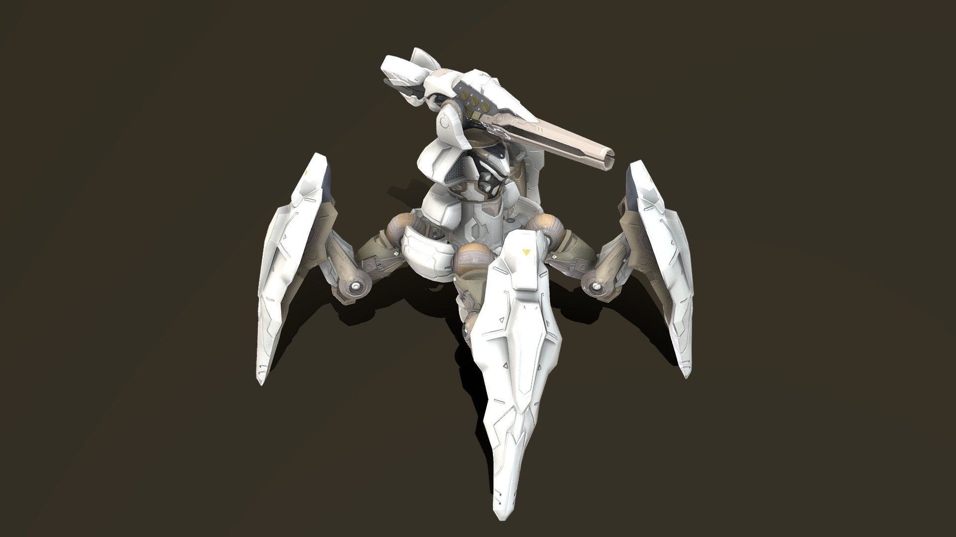 War robot Run Animated - 3D model by monstermod [ce414ff] - Sketchfab