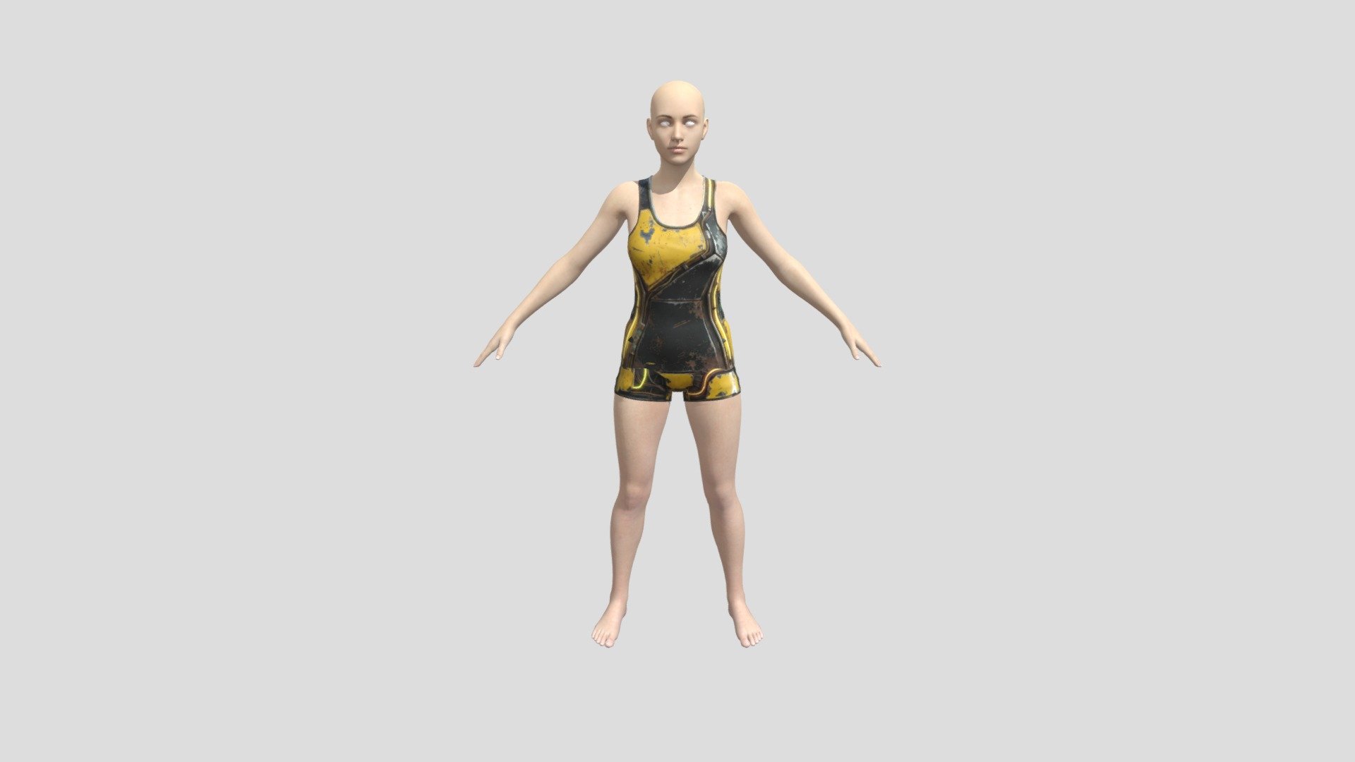 Daz3d Genesis 8 Female Cyberpunk Wear - Download Free 3D model by ...