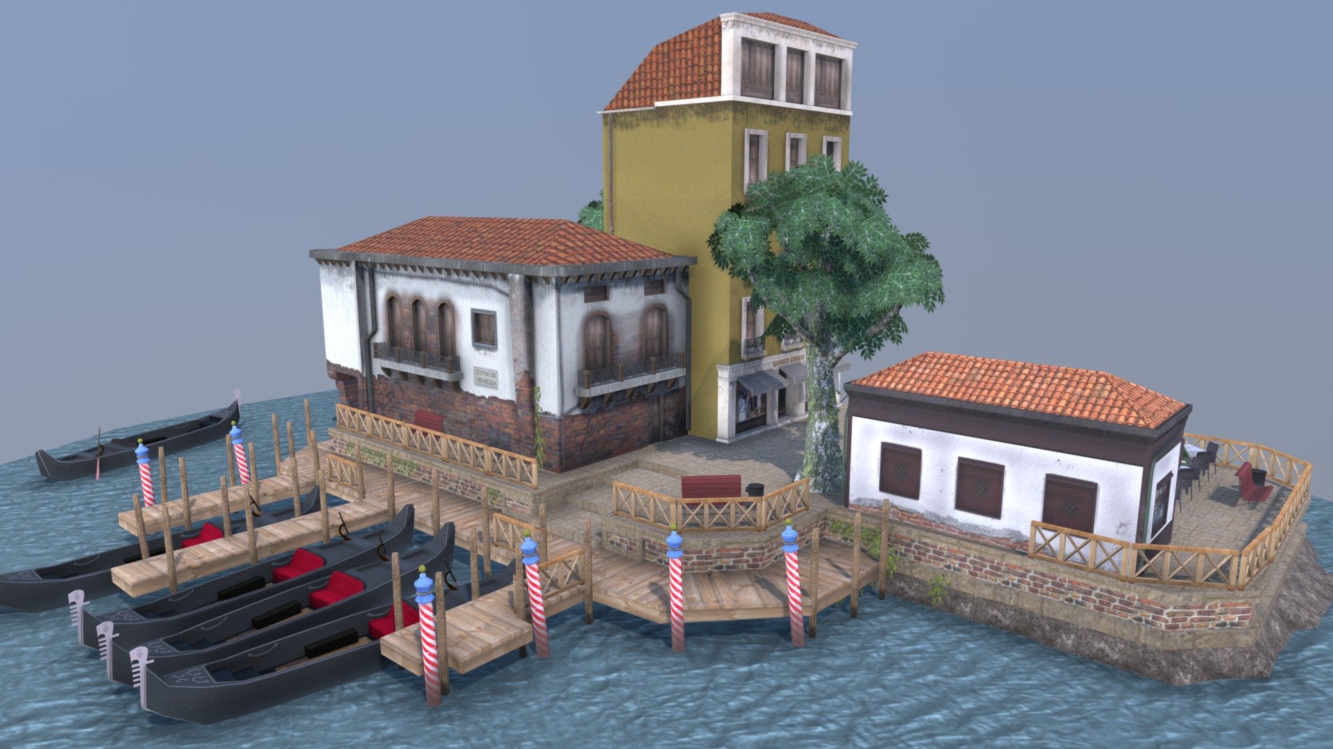 Cityscene Venice - 3D model by Jan Henderikx (@JanHenderikx) [ce43898 ...