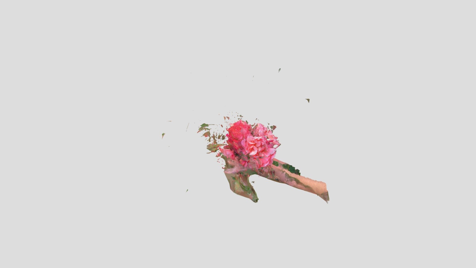A Bunch Of Pink Roses - Download Free 3D model by Neacroon [ce44826 ...