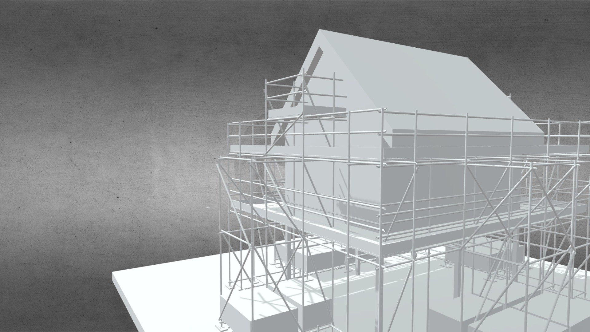 BAT BARN, BLACKDOWN ROAD - 3D model by Engineering Techniques Ltd ...