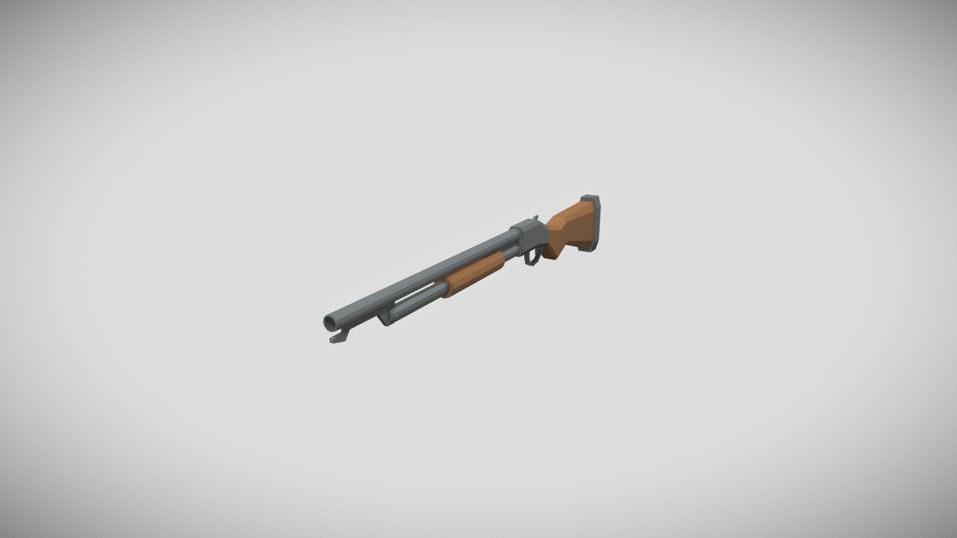 shotgun low poly model - 3D model by Maxim Kotlyar (@maxsimiotlyar ...