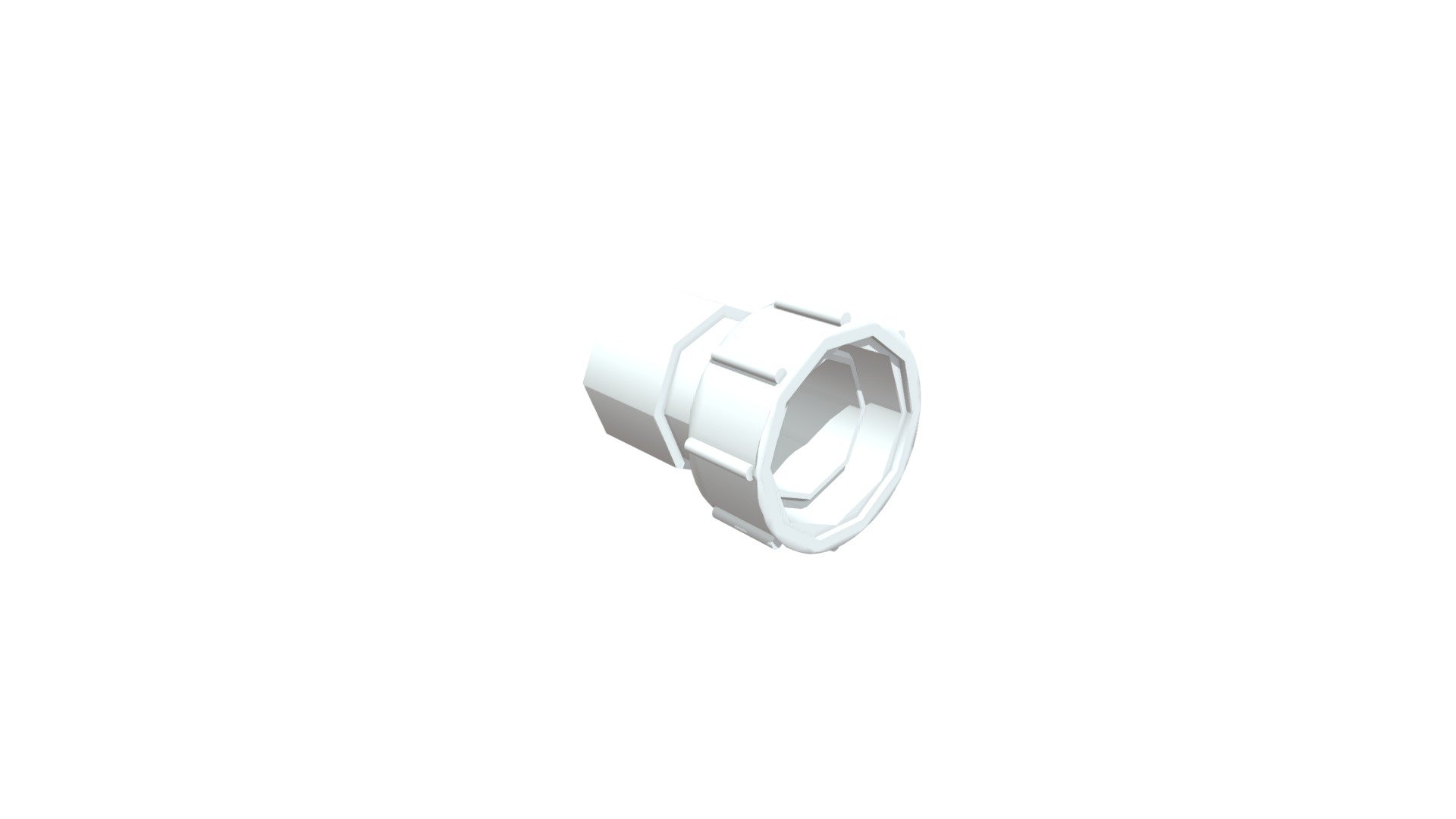 Polypipe - ABS - Threaded Coupler - 3D model by bimstore (@Revitspace ...