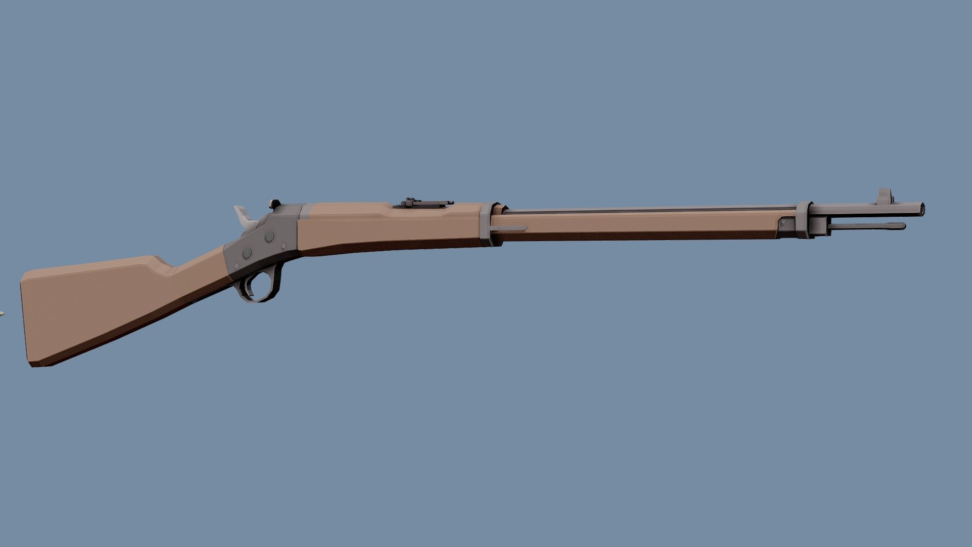 Low-Poly Remington Rolling Block - Download Free 3D model by TastyTony ...