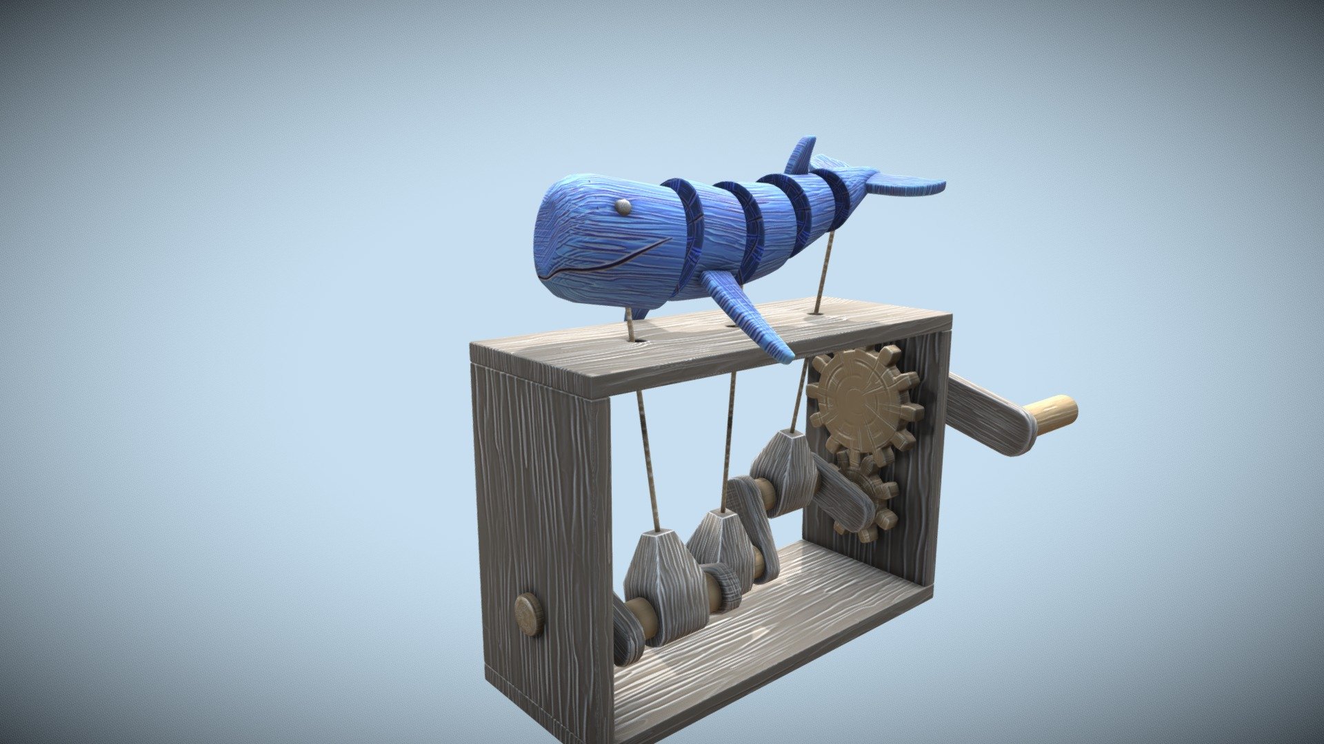 Blue Whale Automaton - Wooden Toy - 3D model by DevUndead (@michadaniel ...
