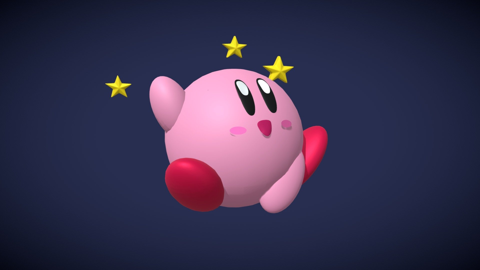 Kirby - 3D model by humairashah [ce464cd] - Sketchfab