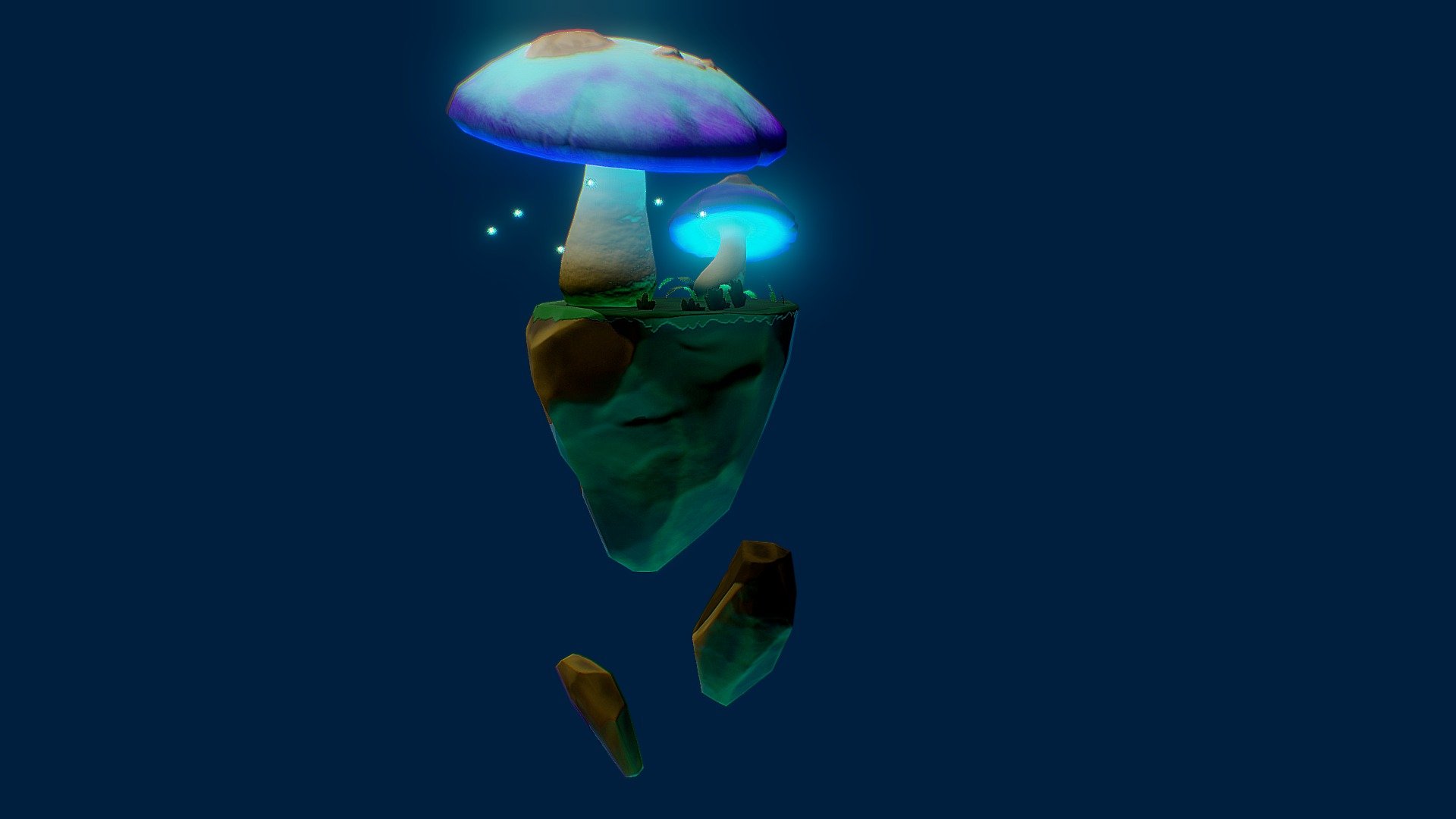 Magic Mushroom - 3D model by Lis (@lishard4) [ce468e1] - Sketchfab
