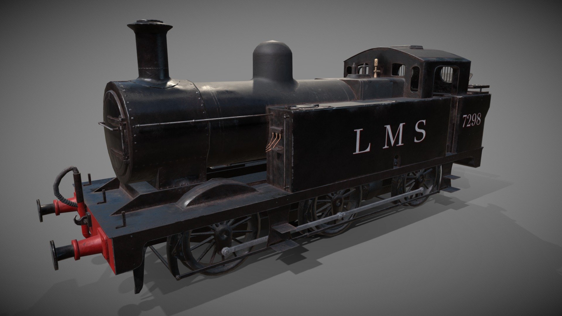 Jinty Steam locomotive - Buy Royalty Free 3D model by pasquill [ce47a62 ...