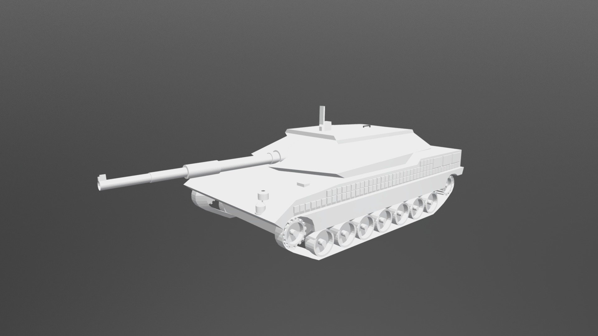 Low Poly Tank - 3D model by dan6erbond [ce4900b] - Sketchfab
